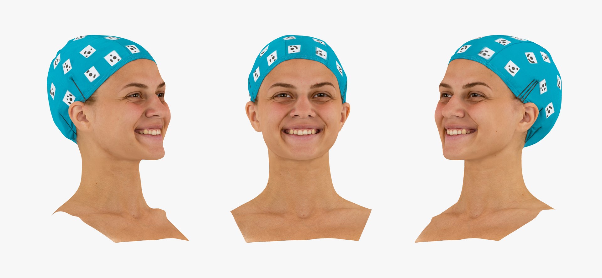 Penelope Human Head Smile 3D Model - TurboSquid 1697098