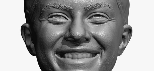 Penelope human head smile 3D model - TurboSquid 1697098