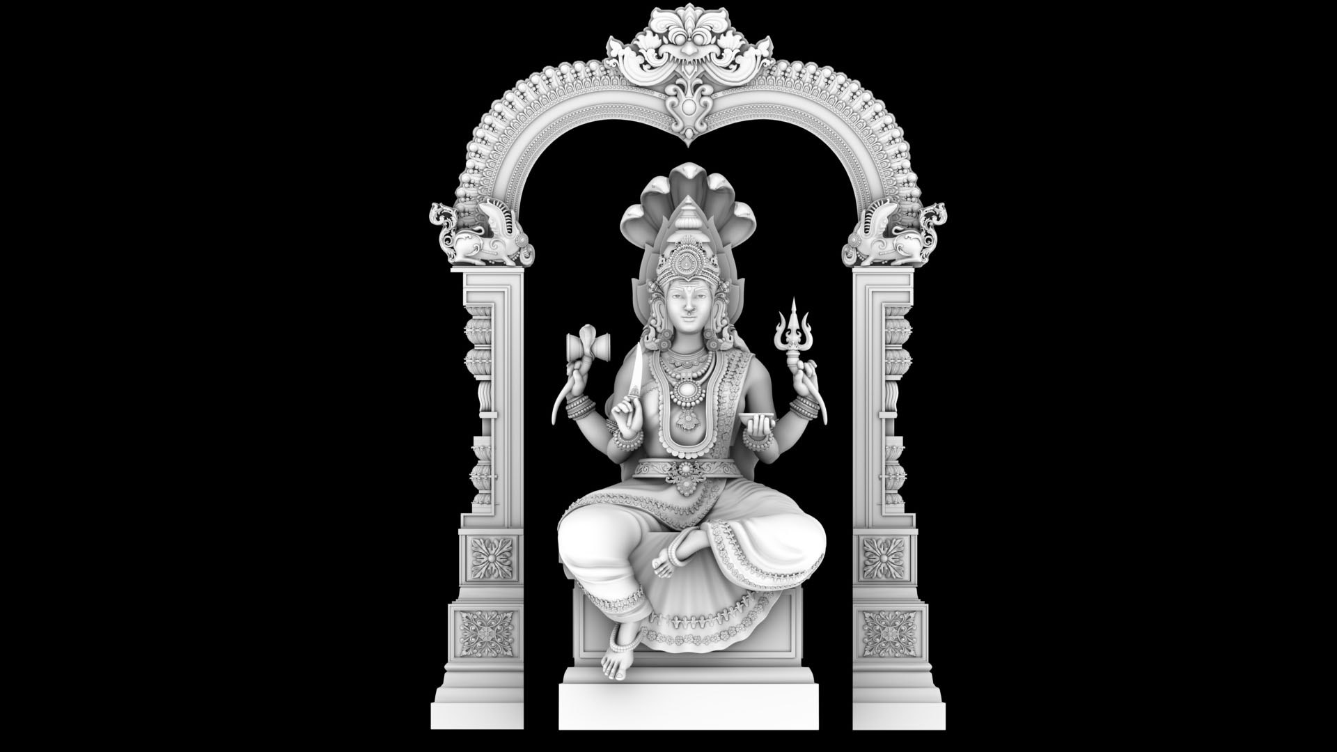 Goddess Mariamman Model - TurboSquid 2339167
