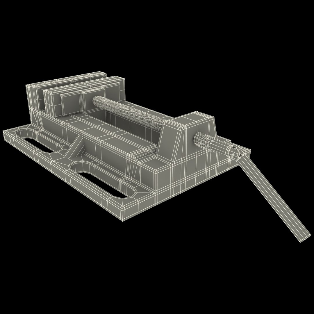 drill press vise irwin 3d model