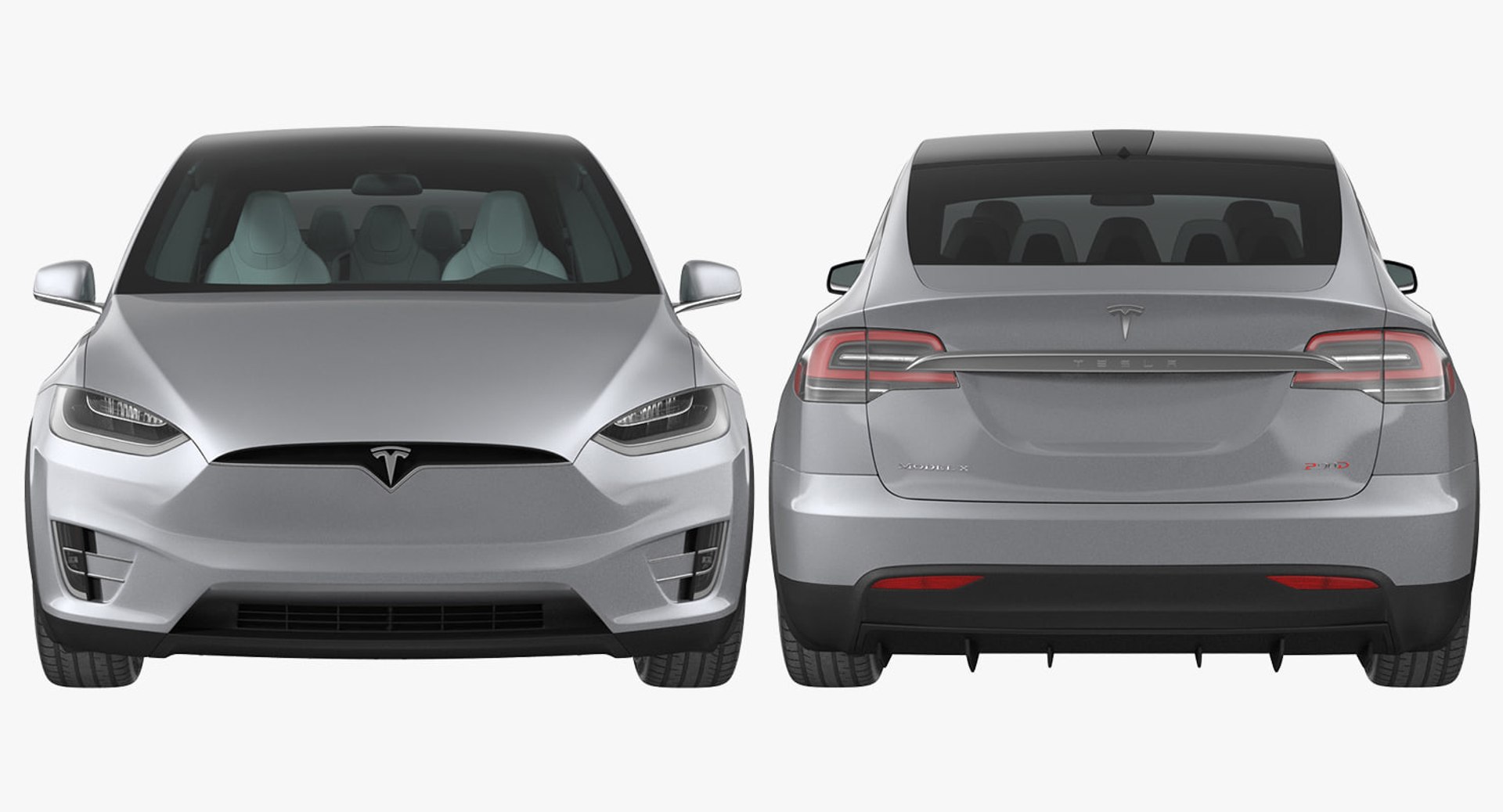 Tesla cars 2 s 3D model - TurboSquid 1284029