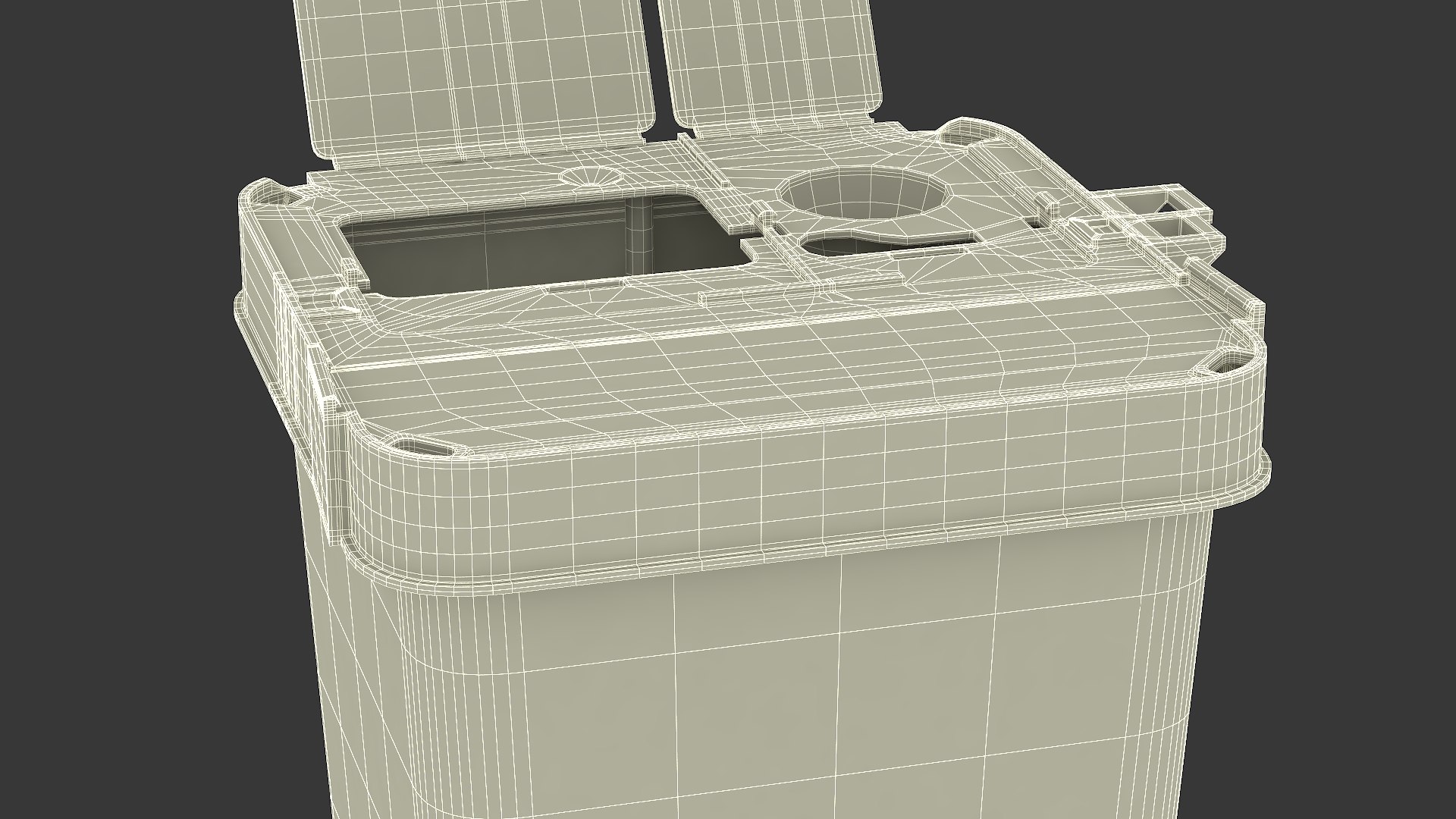Laboratory Sharps Container Open 3D Model - TurboSquid 2322891