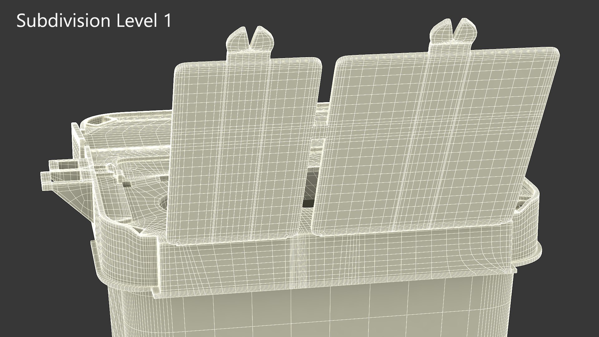 Laboratory Sharps Container Open 3D Model - TurboSquid 2322891