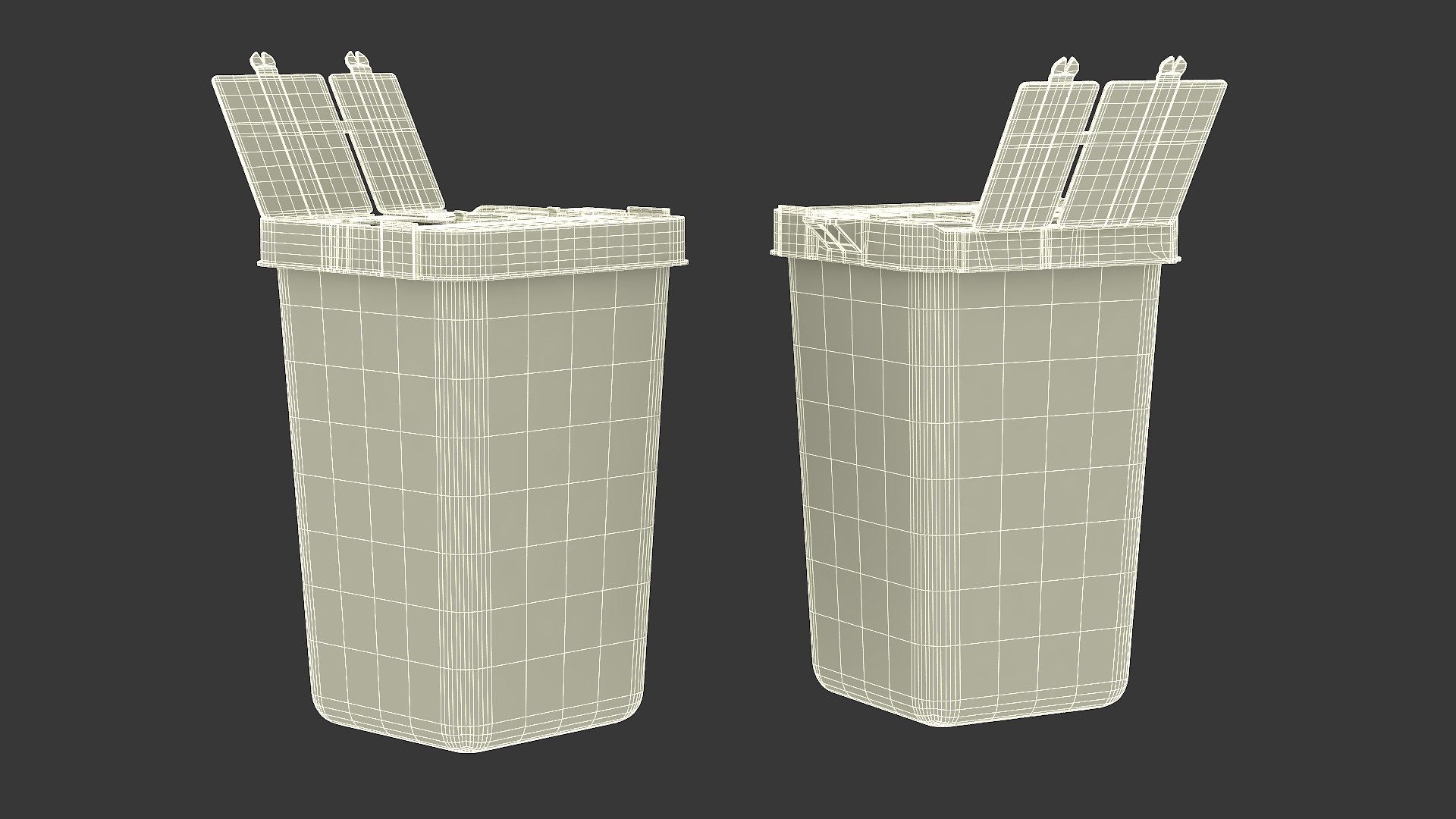 Laboratory Sharps Container Open 3D Model - TurboSquid 2322891