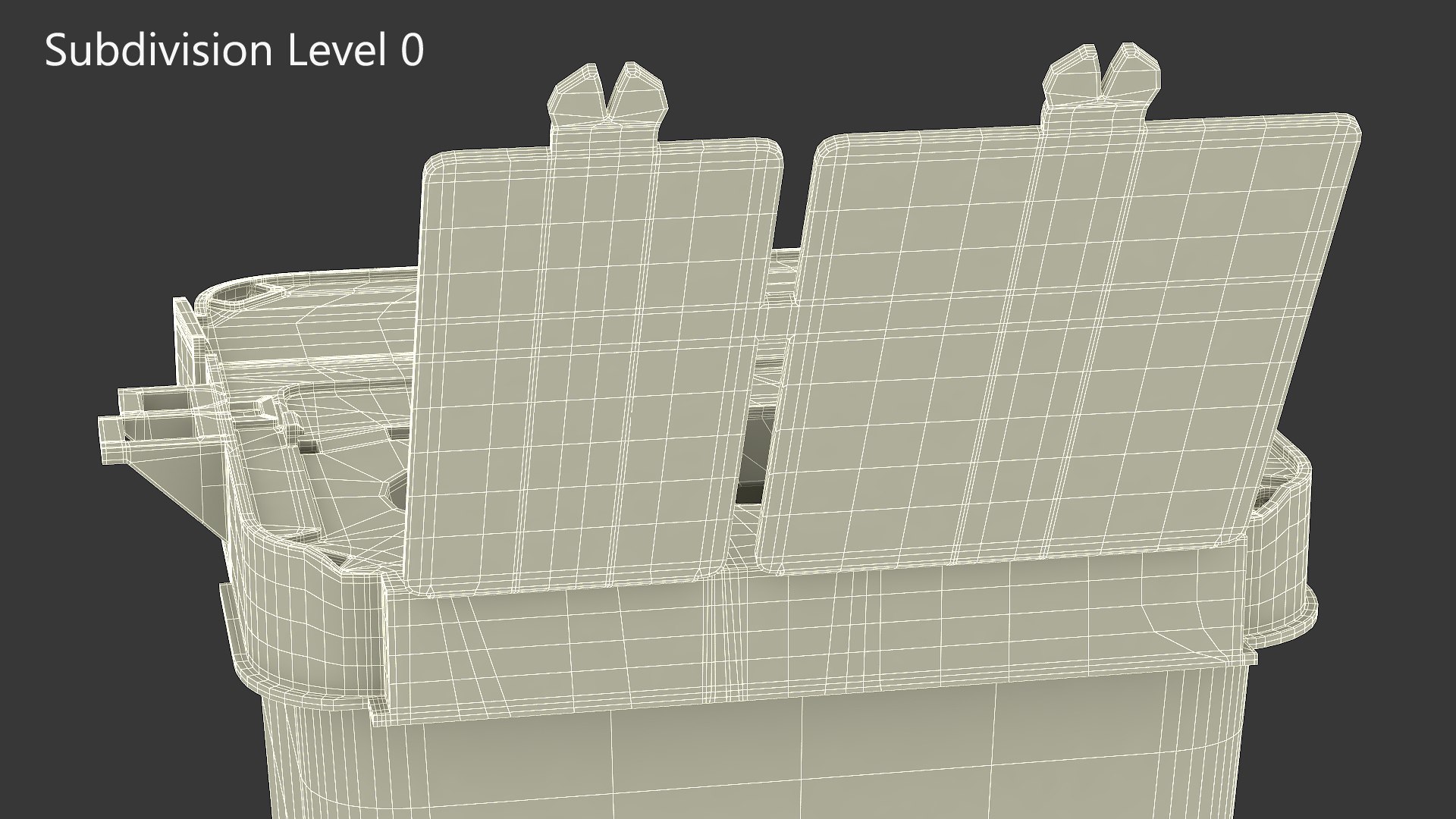 Laboratory Sharps Container Open 3D Model - TurboSquid 2322891