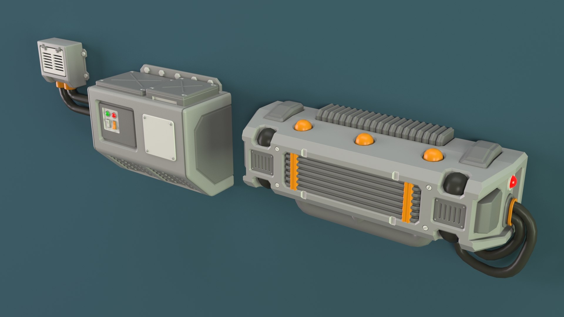 Wall Electric Props 2 - 20 Pieces 3D Model - TurboSquid 2231729