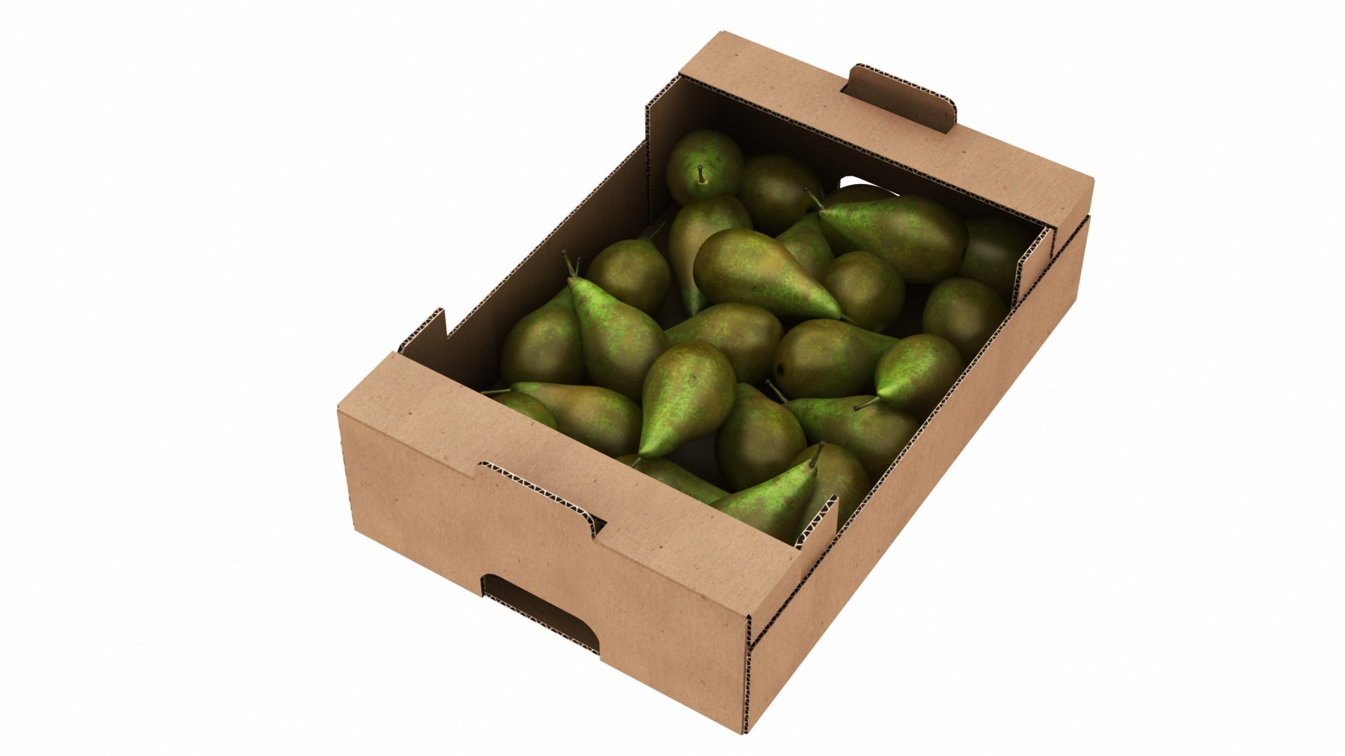 Fruit cardboard box 1 3D model - TurboSquid 1540594