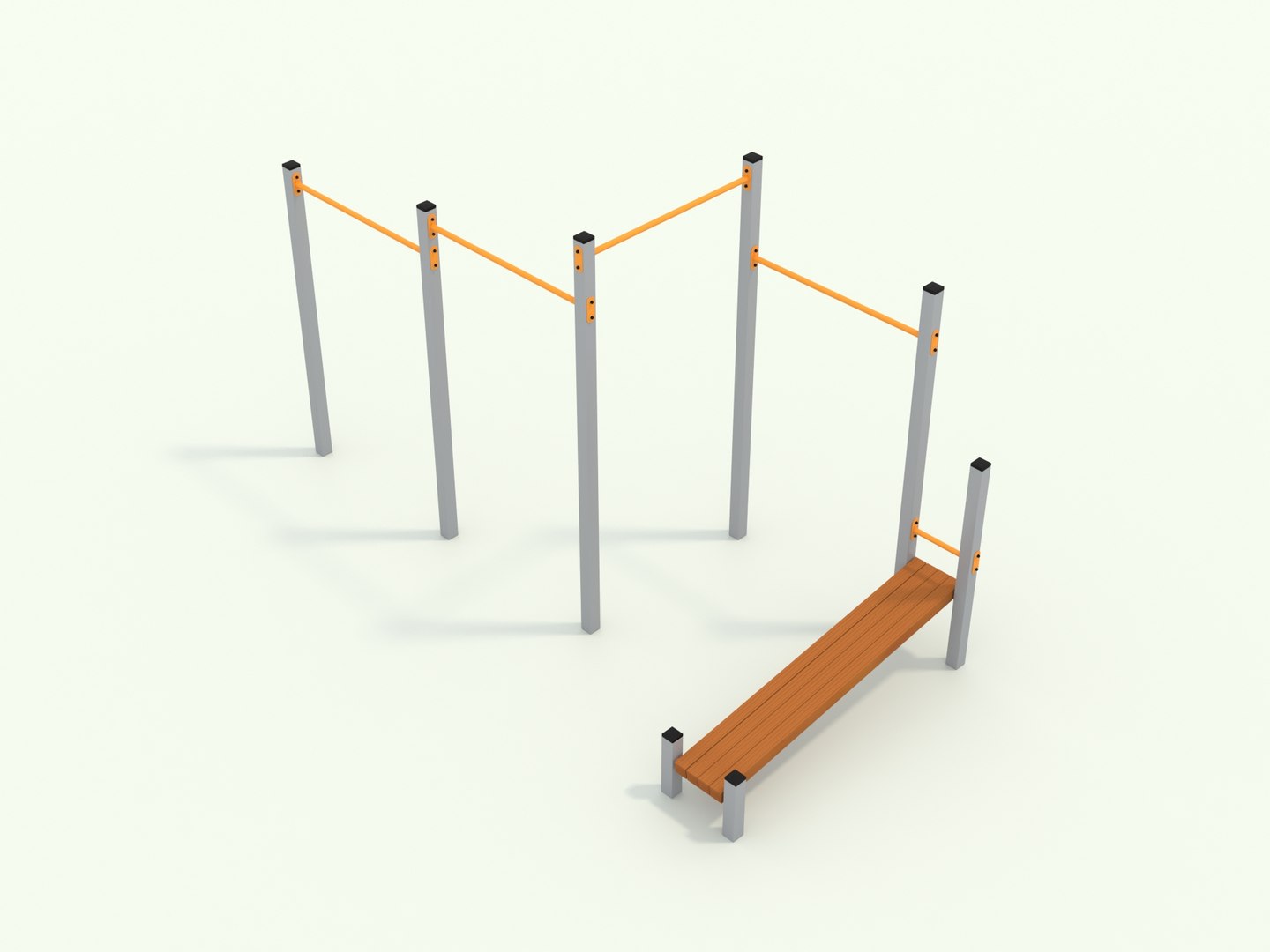 Workout Bar Model - TurboSquid 1238903