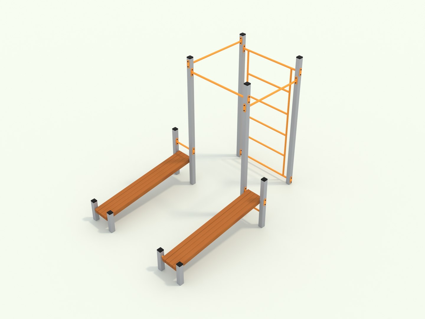 Workout Bar Model - TurboSquid 1238903