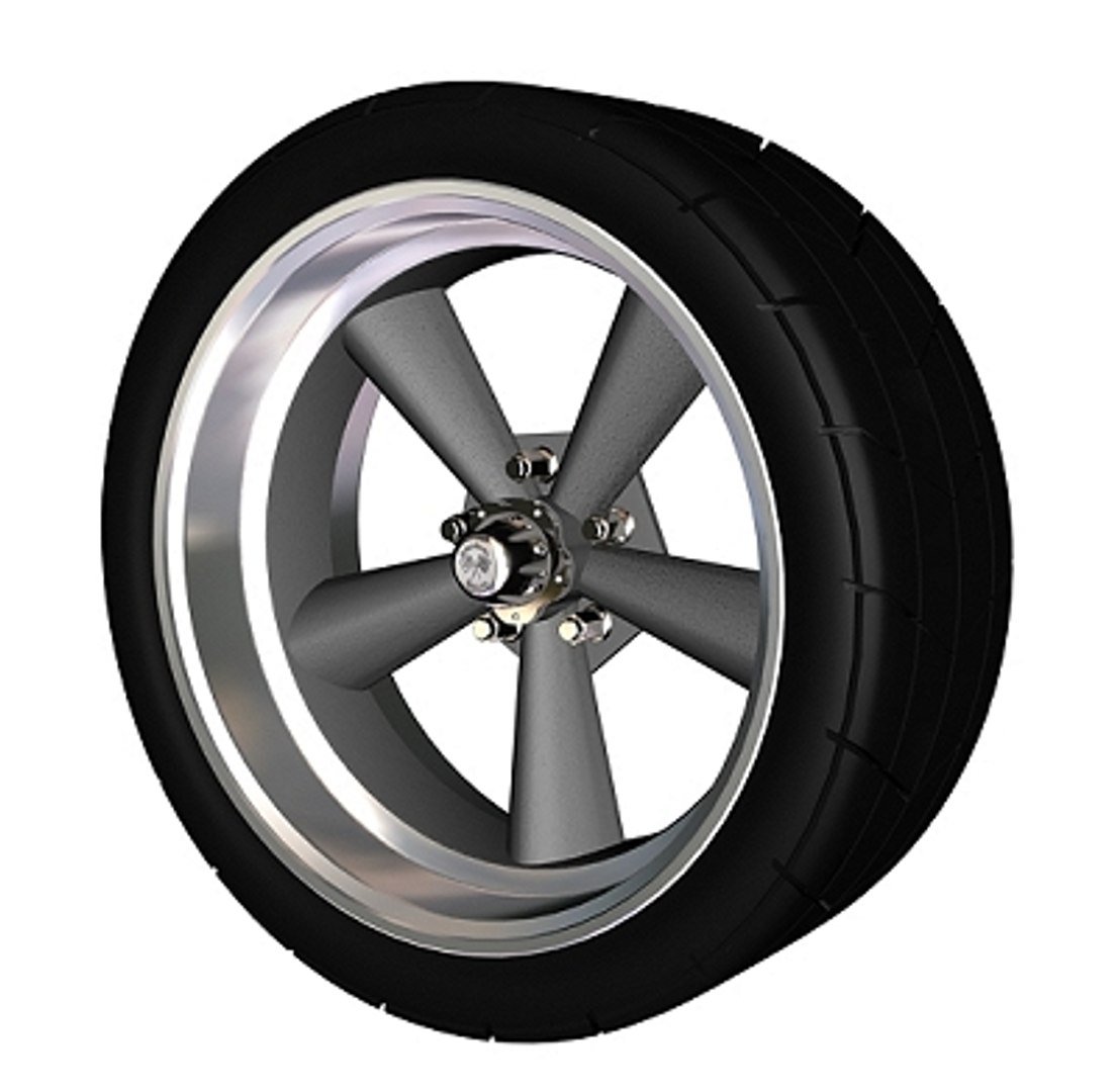 american racing 3d model