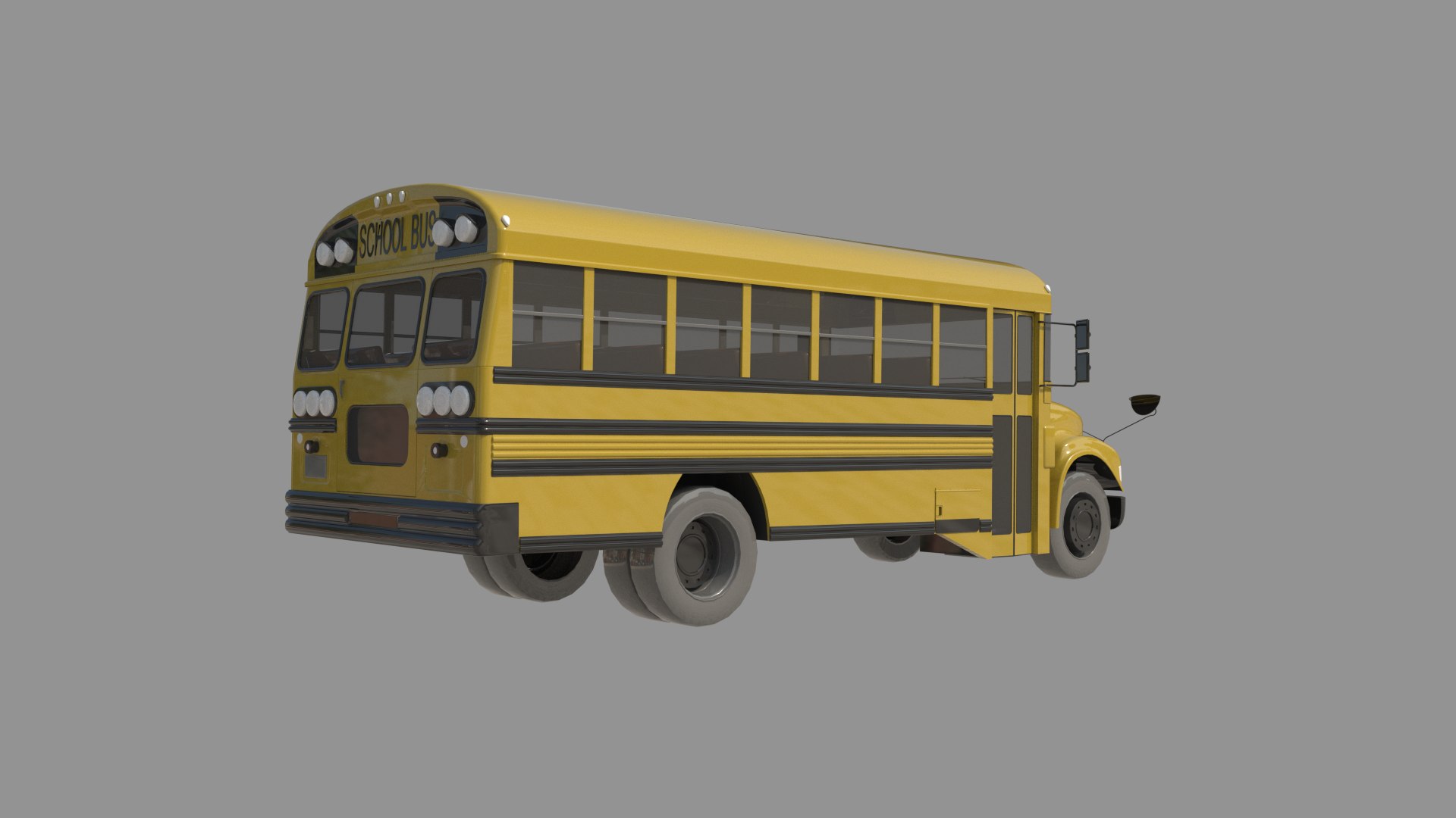 3D School Bus - TurboSquid 1975358