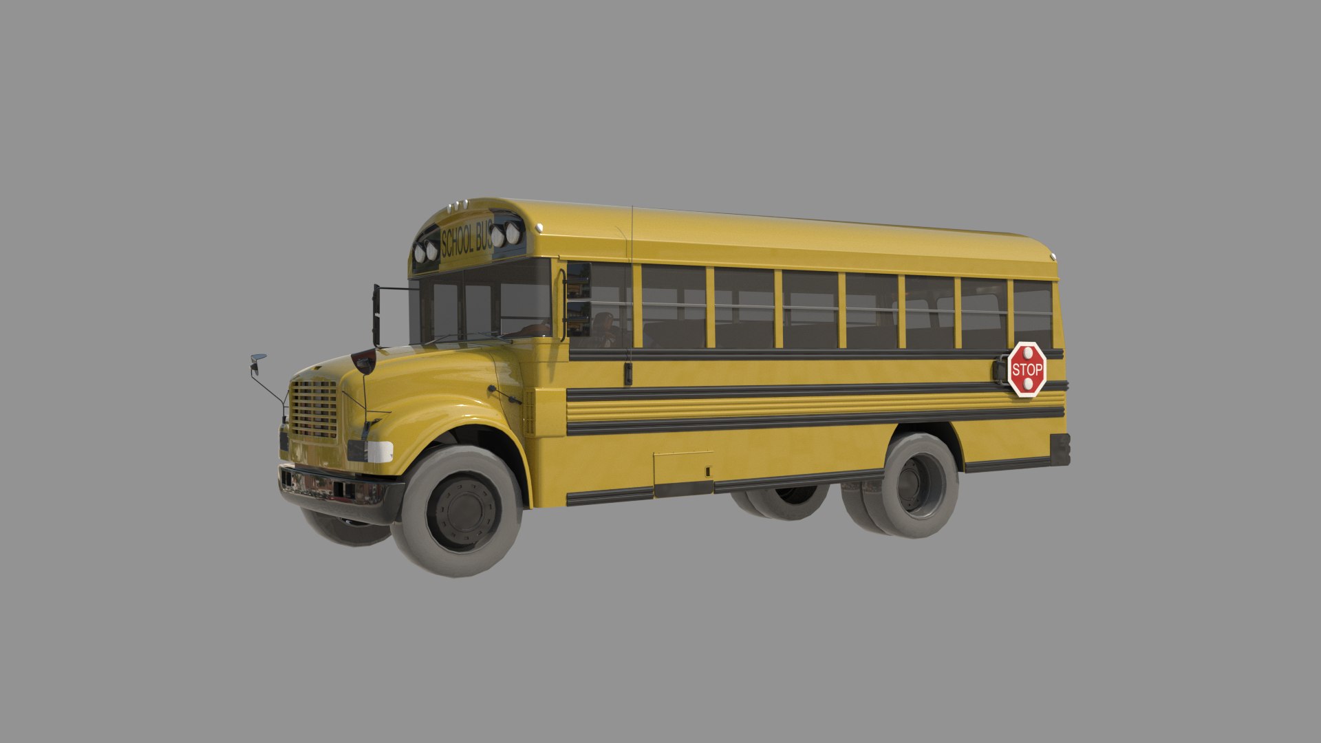 3D School Bus - TurboSquid 1975358