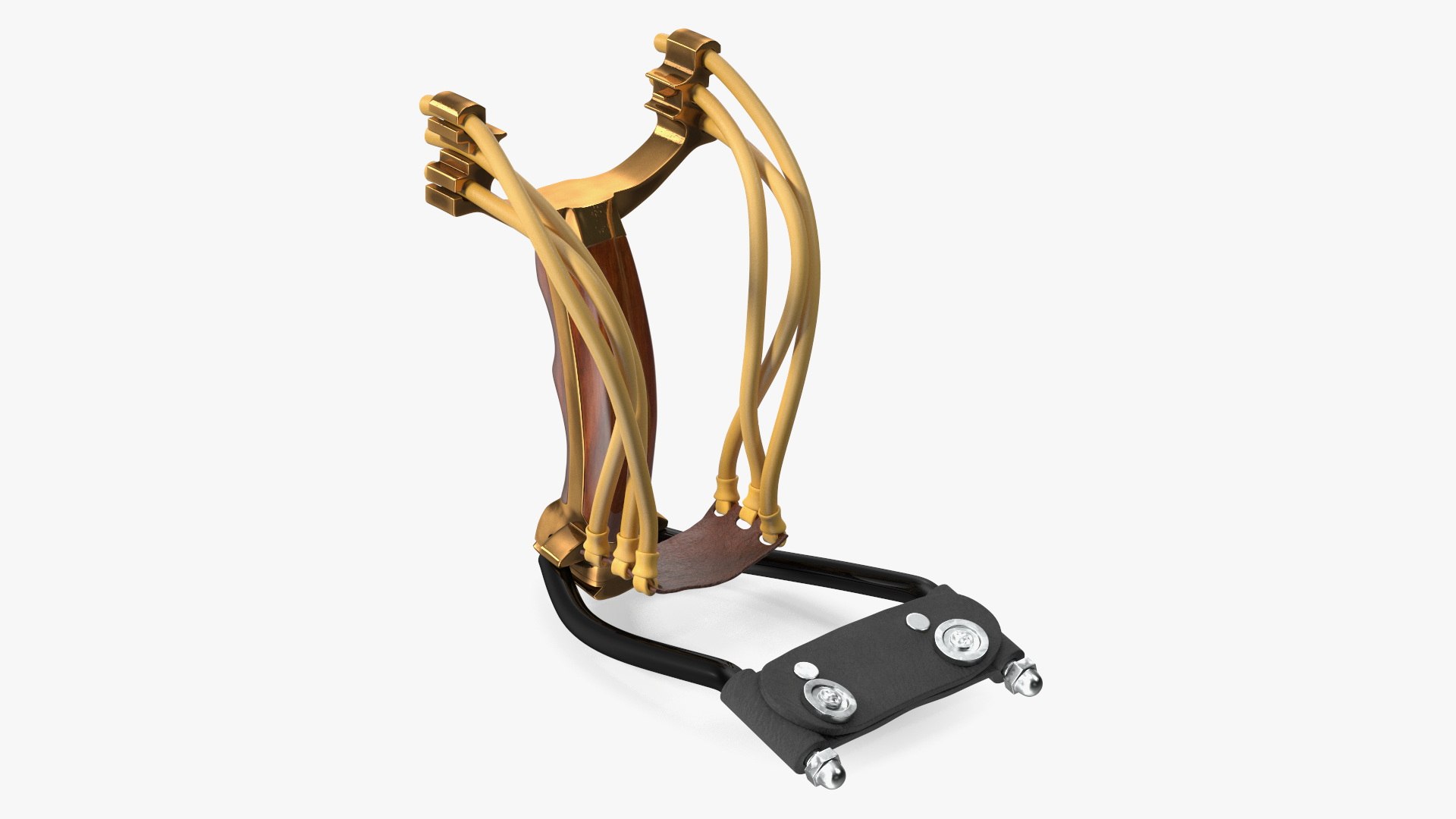 Folding Wrist Slingshot Wood 3D model - TurboSquid 2116320