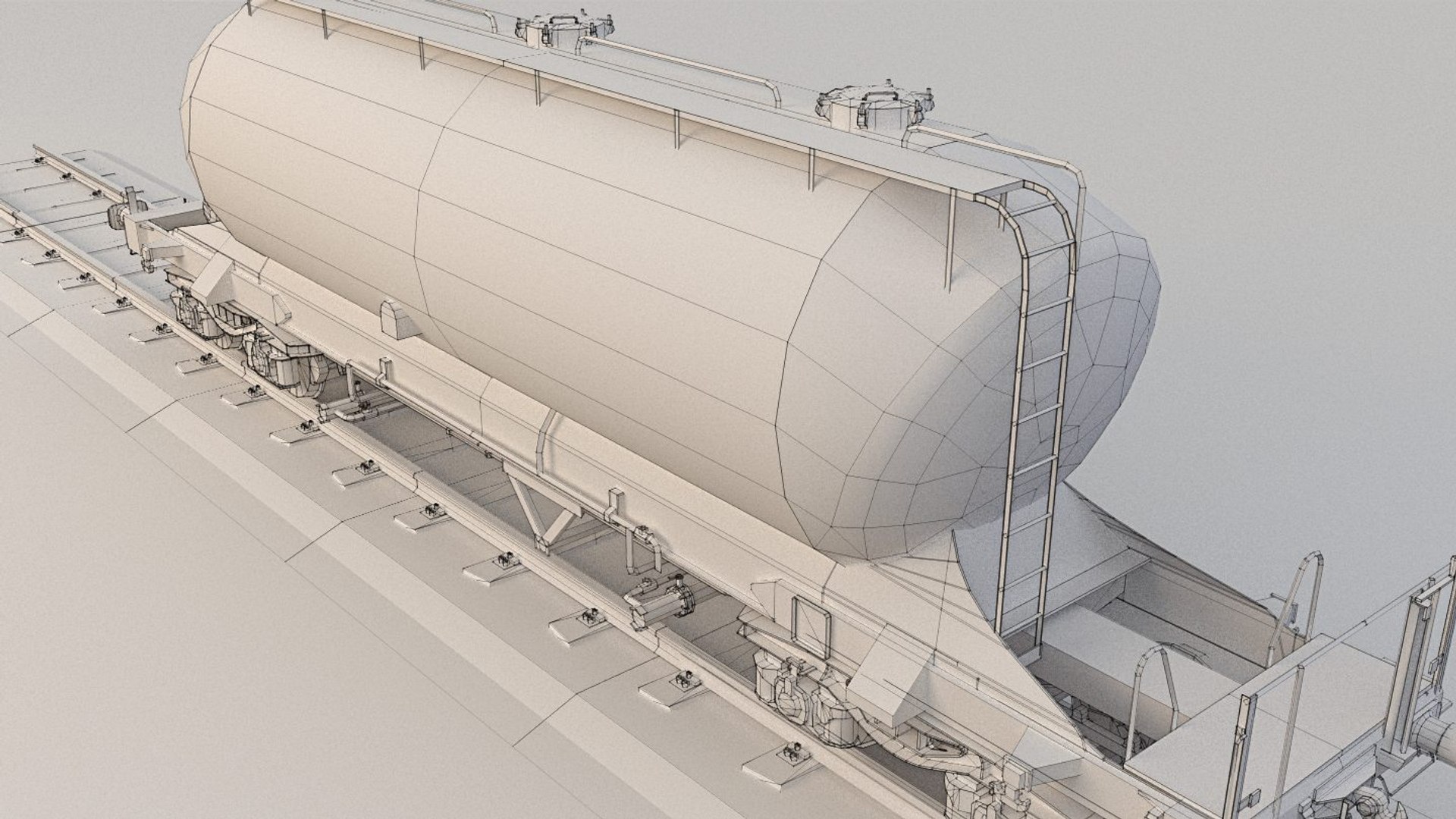 3D Train Tank Tanker - TurboSquid 1524258