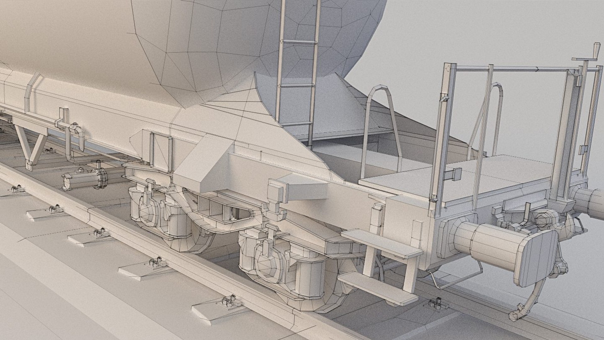 3D Train Tank Tanker - TurboSquid 1524258