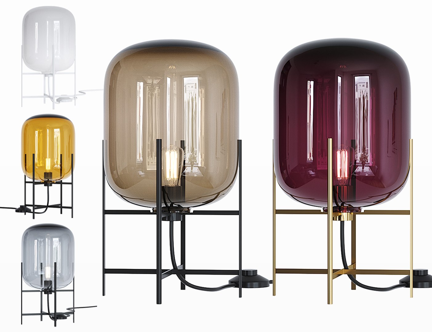 3D Model Oda Table Lamp - TurboSquid 1560749