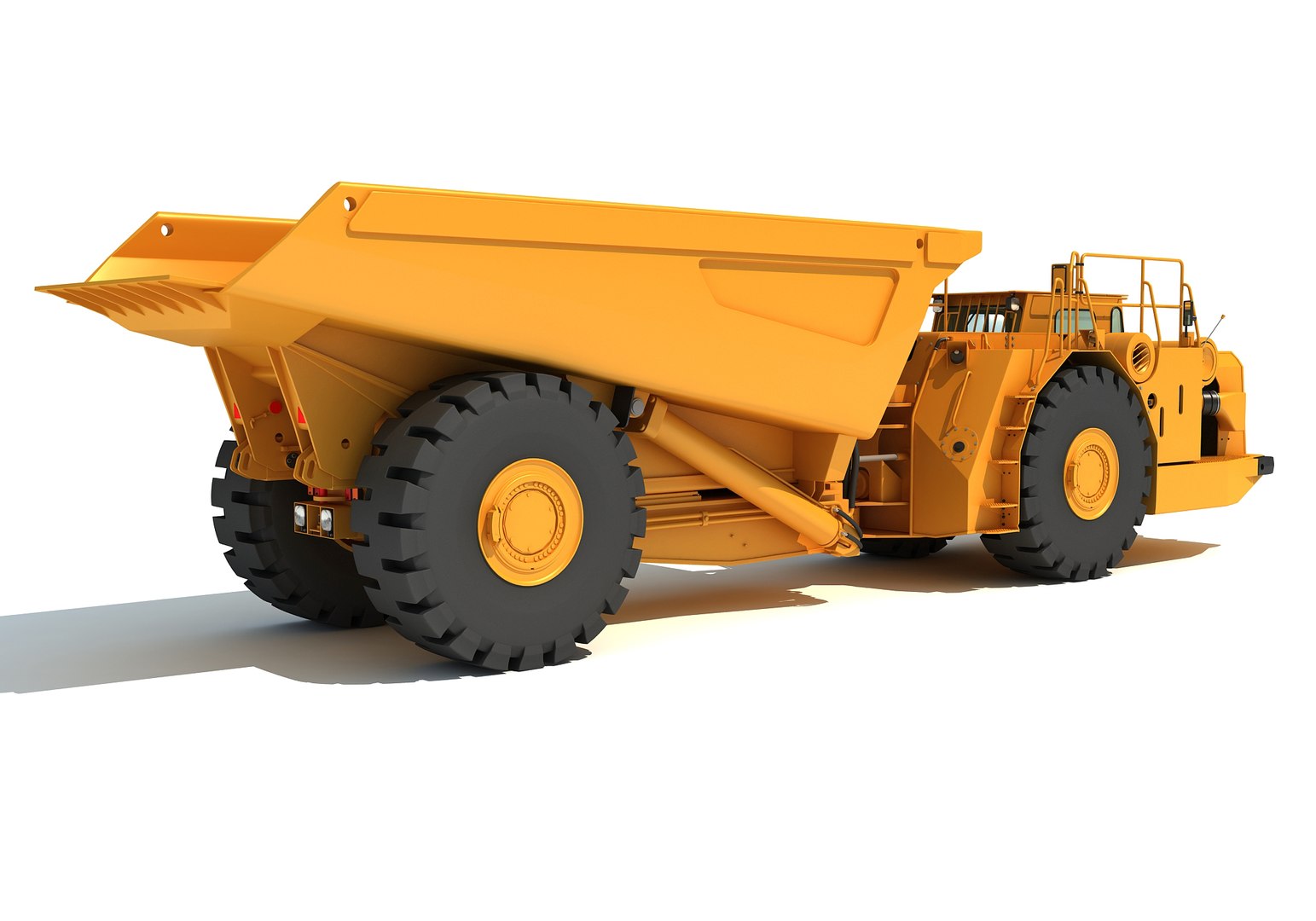 3D Underground Articulated Mining Truck - TurboSquid 1284560