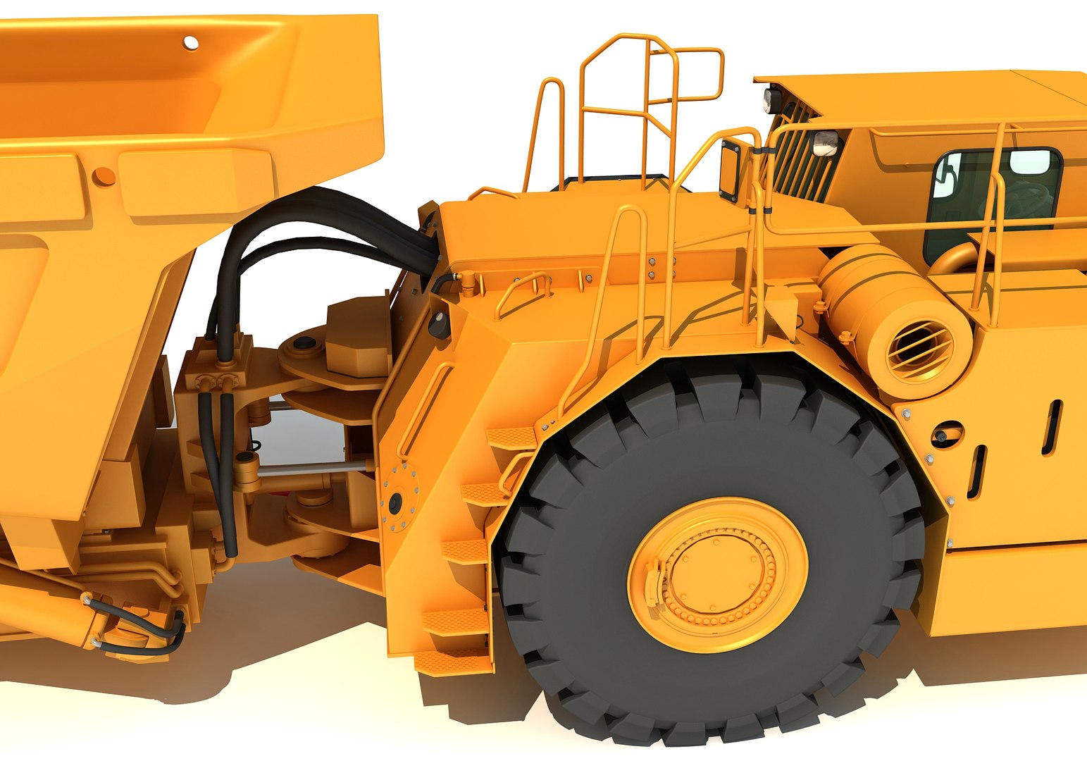 3D Underground Articulated Mining Truck - TurboSquid 1284560