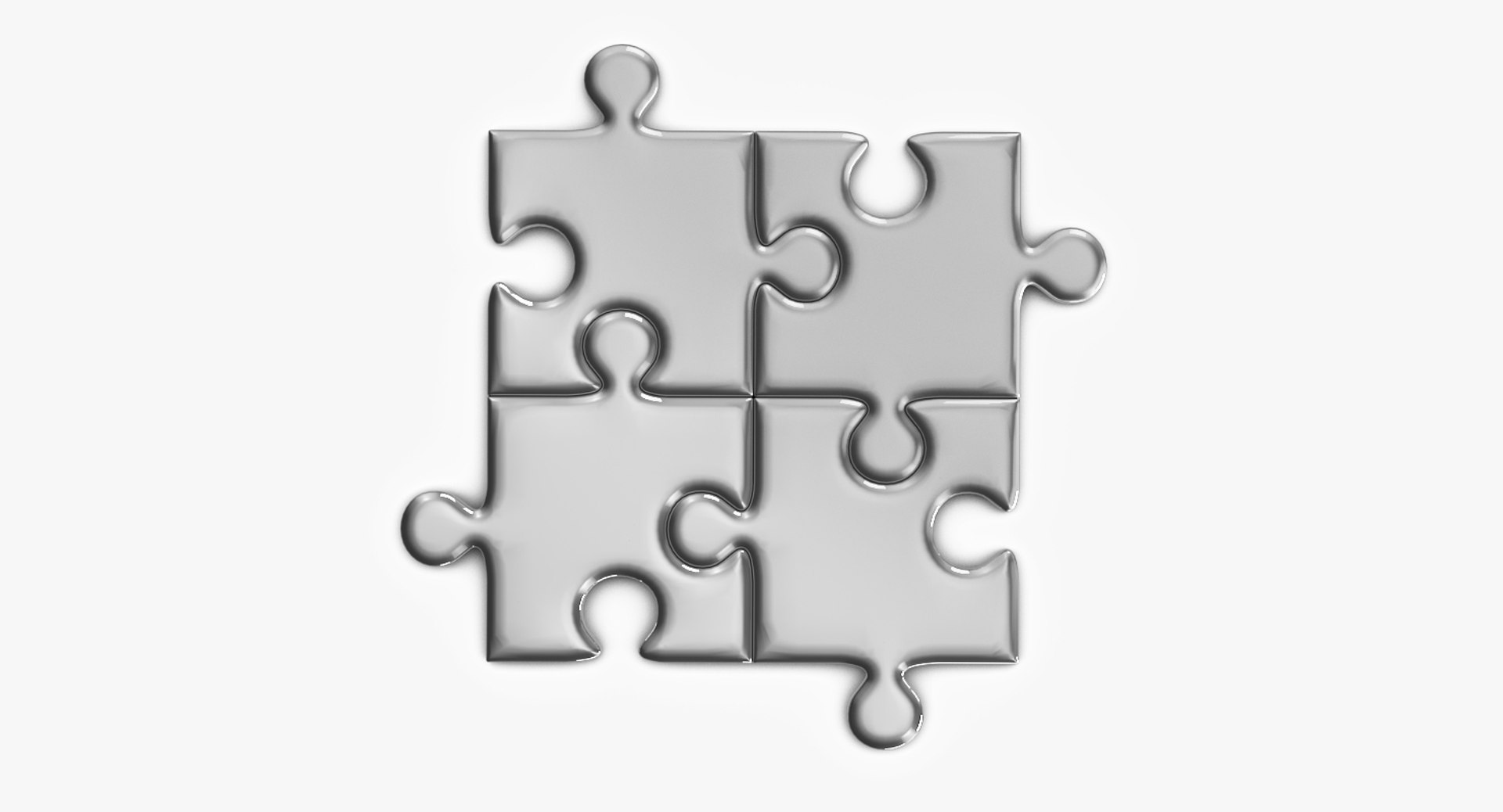 3D Model Puzzle Template - TurboSquid 1219192