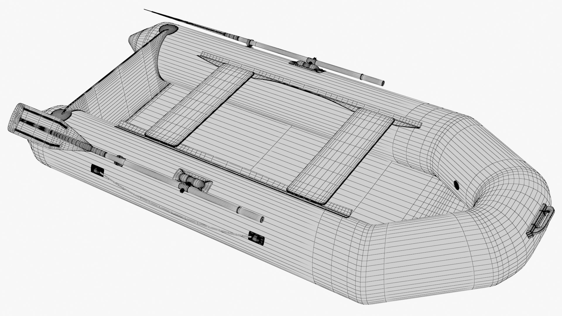 Rubber Boat 01 A Model - TurboSquid 1884287