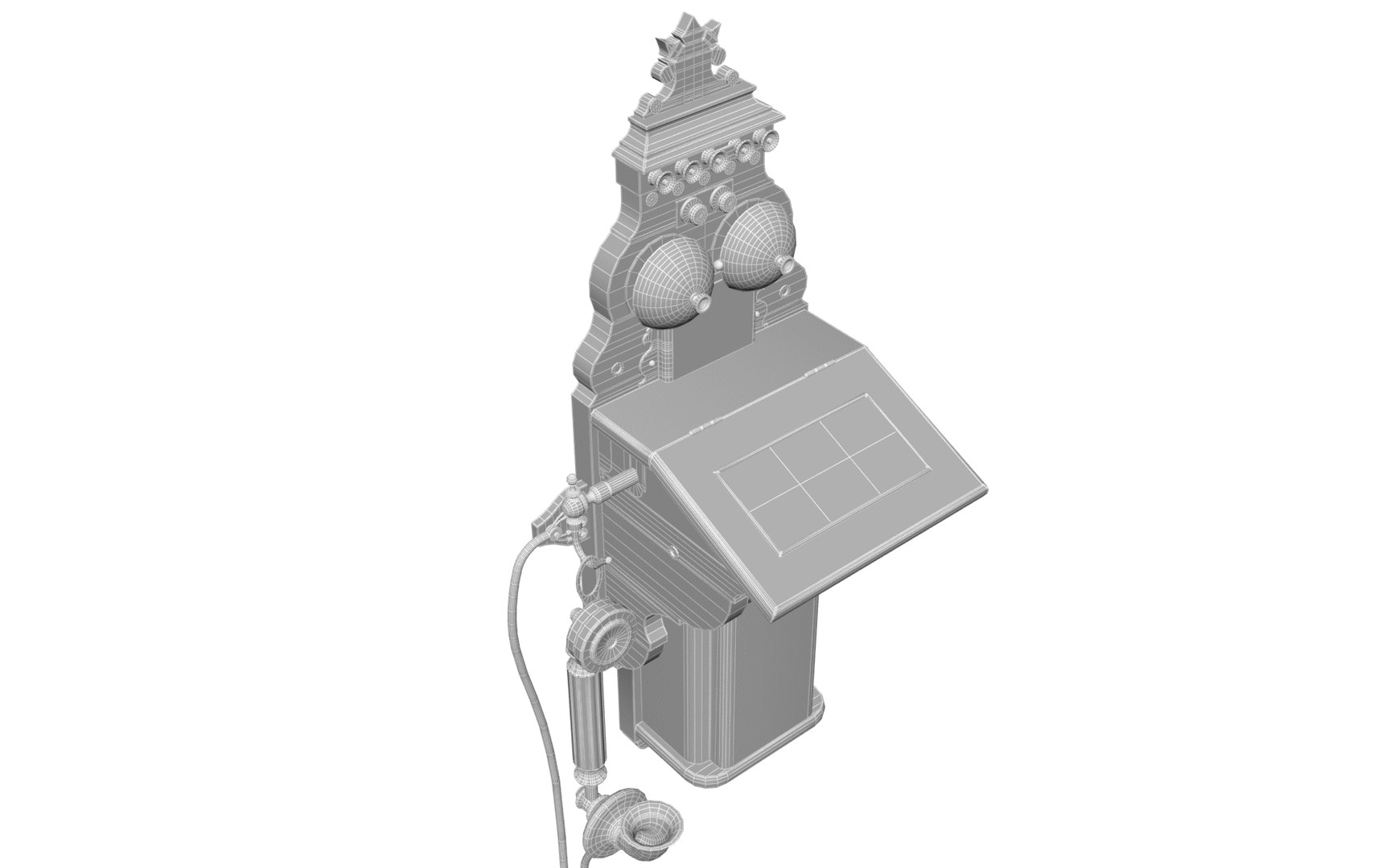 Antique Ericsson Wall Phone 3D model - TurboSquid 1979842