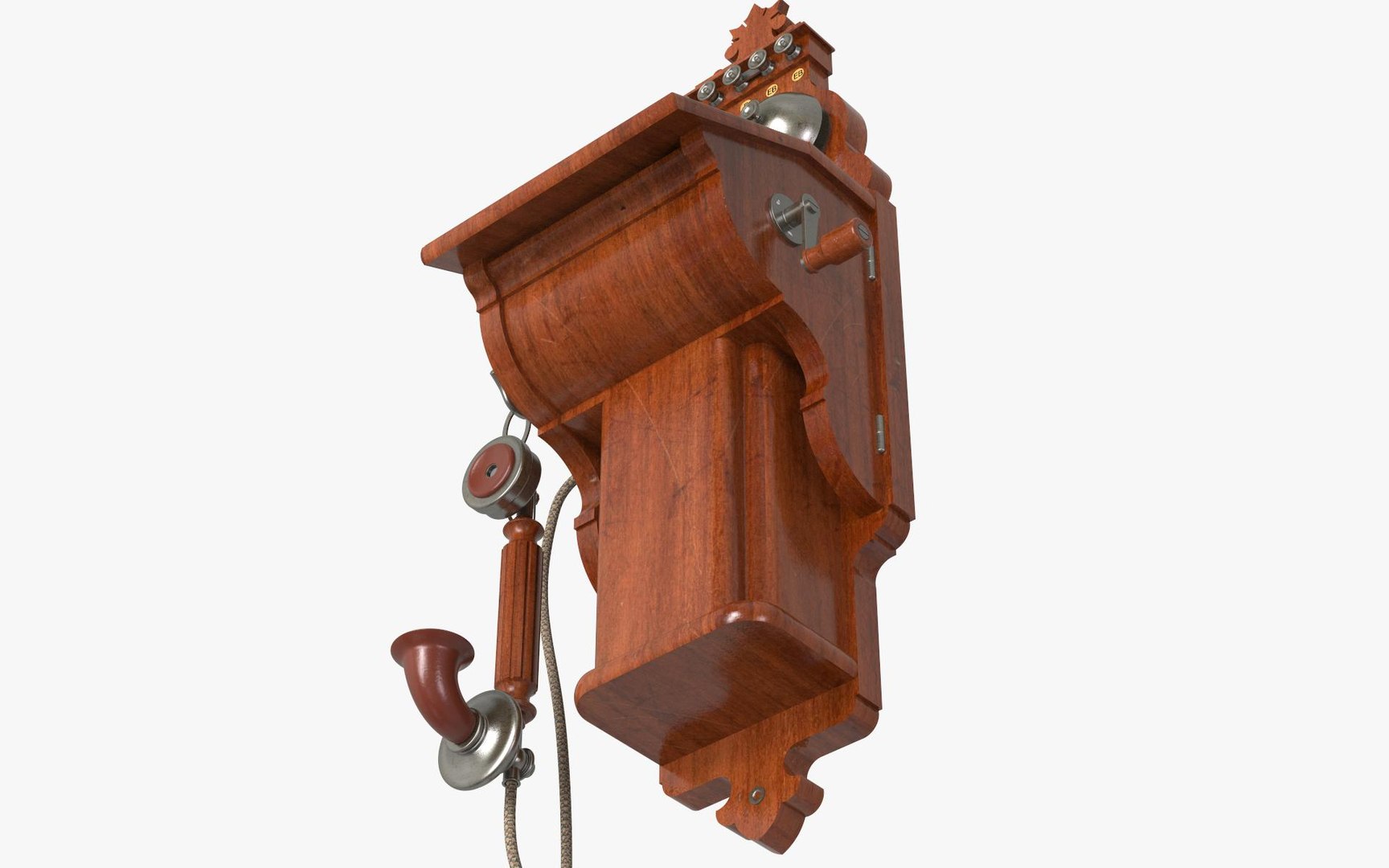 Antique Ericsson Wall Phone 3D Model - TurboSquid 1979842