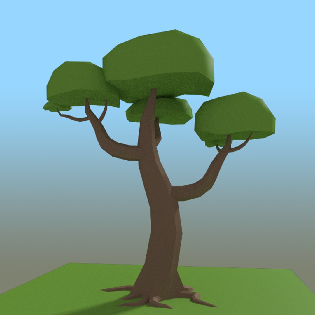 3D Tree Editable Customizable - TurboSquid 1460446