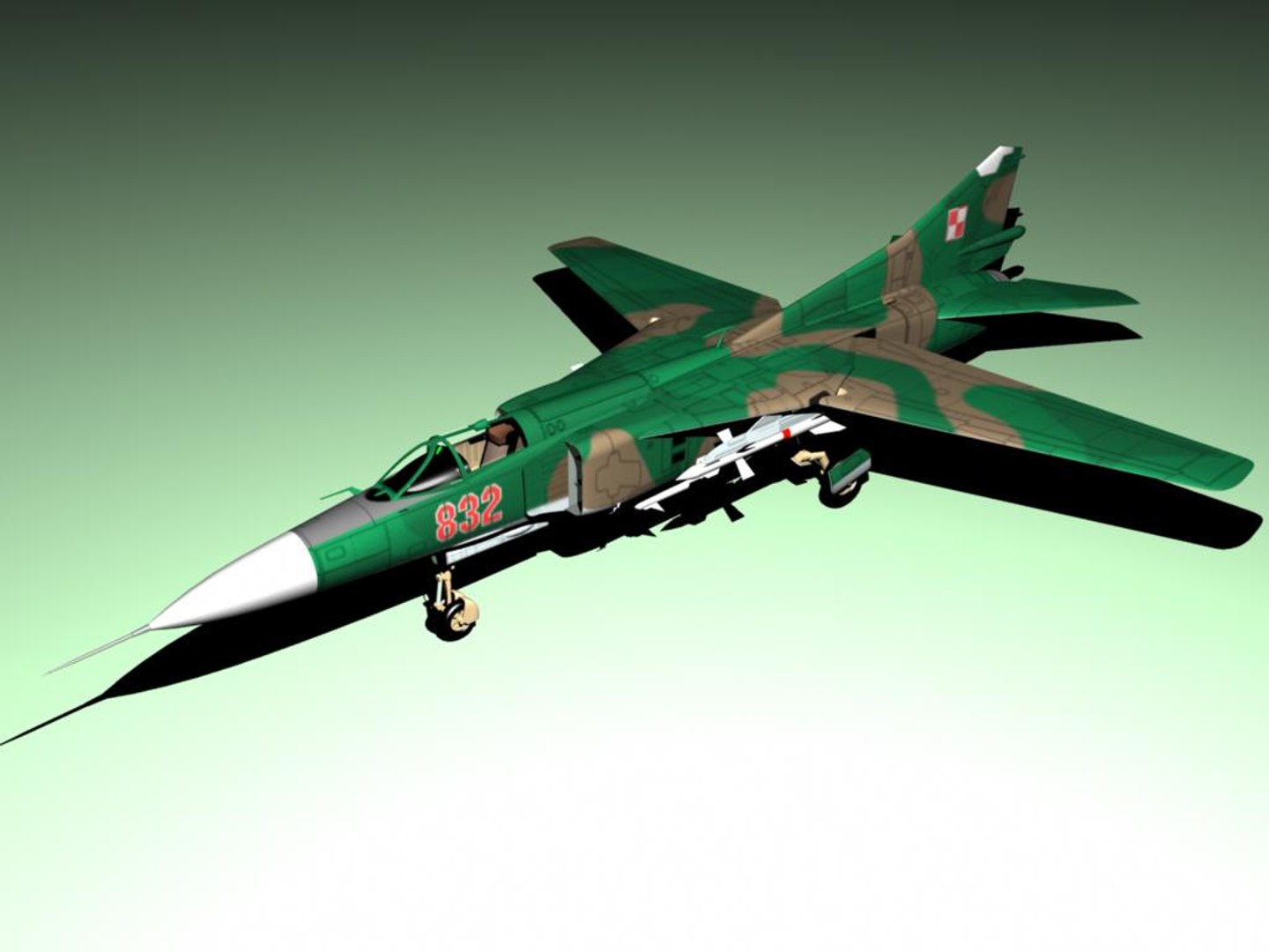 3d mig 23 mig-23