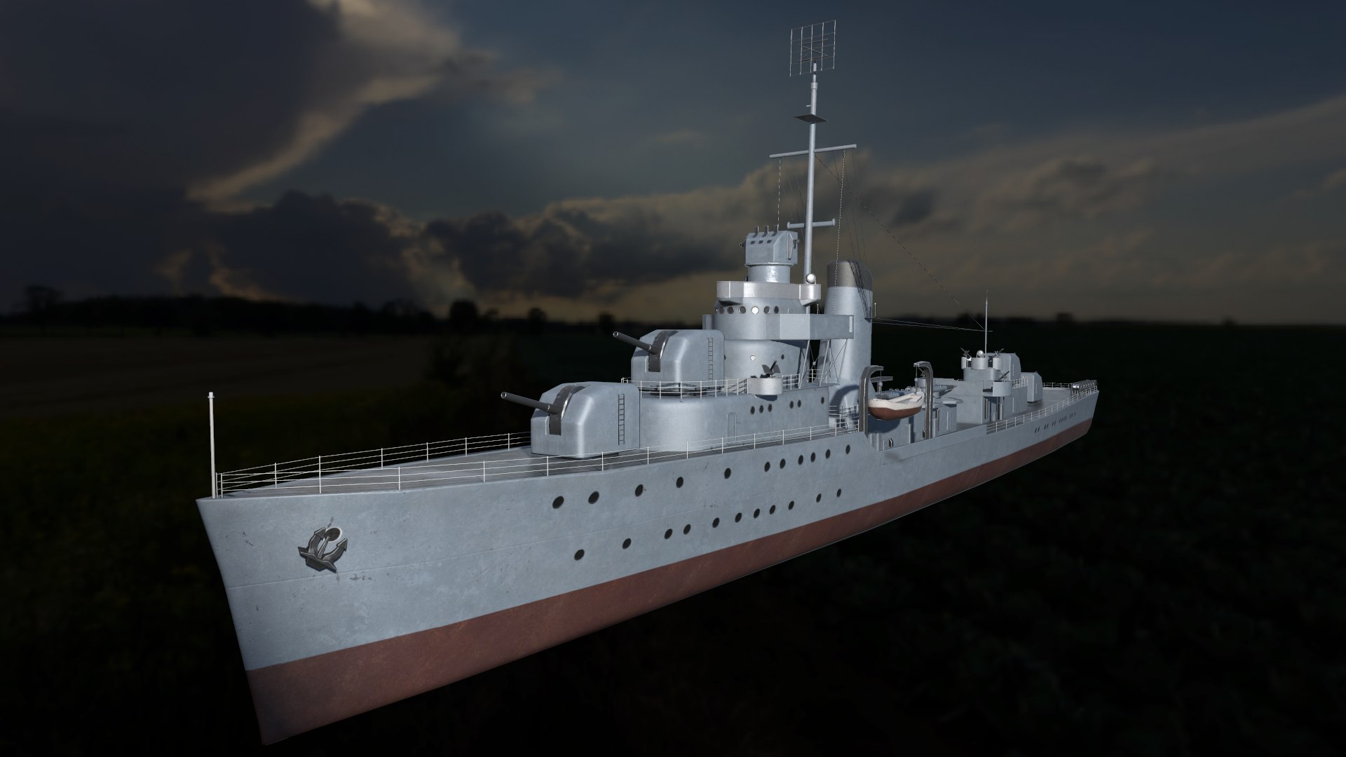 3D Uss Buck Dd-420 Model - TurboSquid 1196209