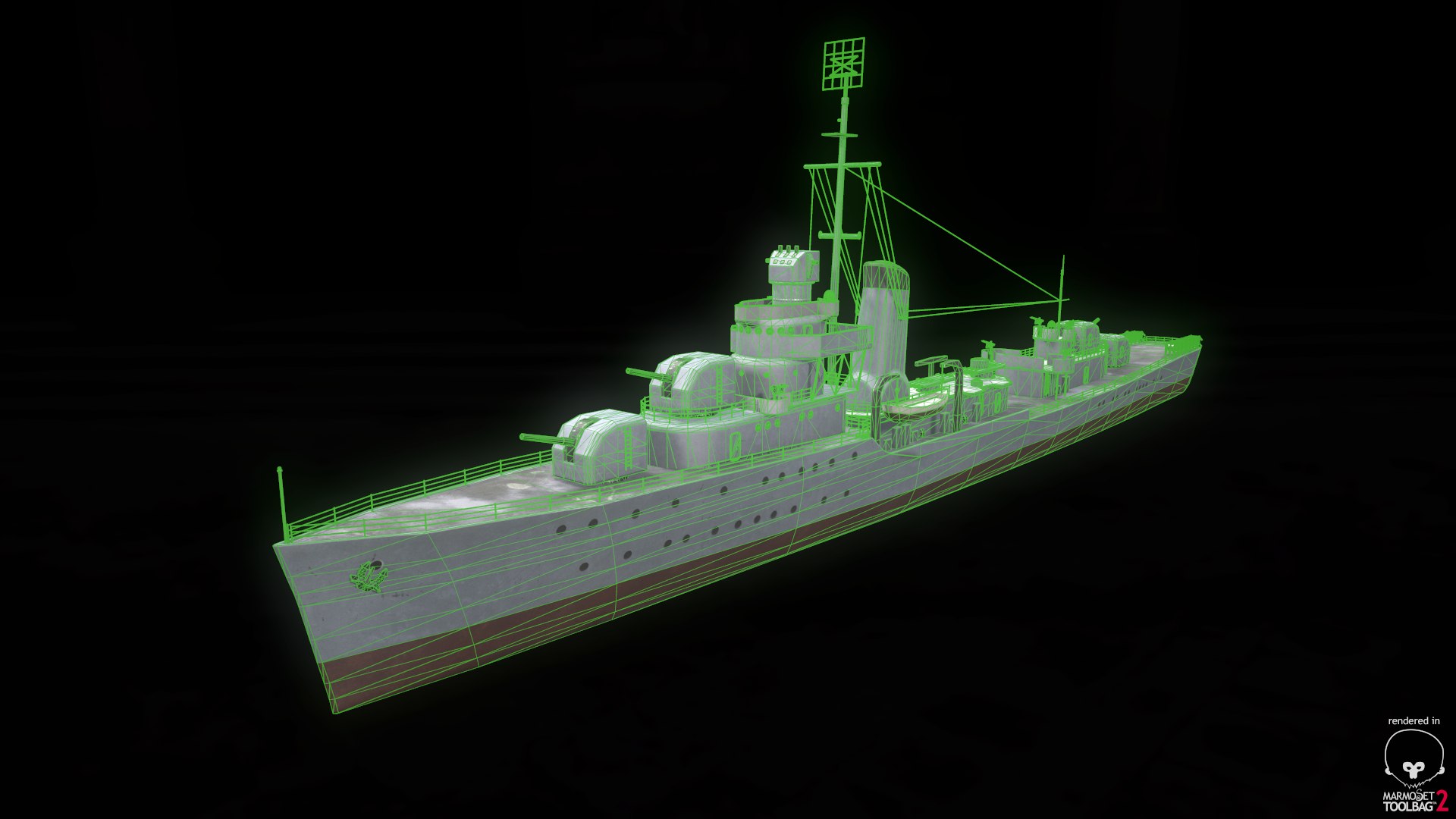 3D Uss Buck Dd-420 Model - TurboSquid 1196209