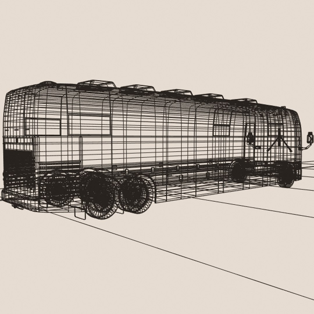 Prevost Mirage Mkii Tour Bus 3d Model