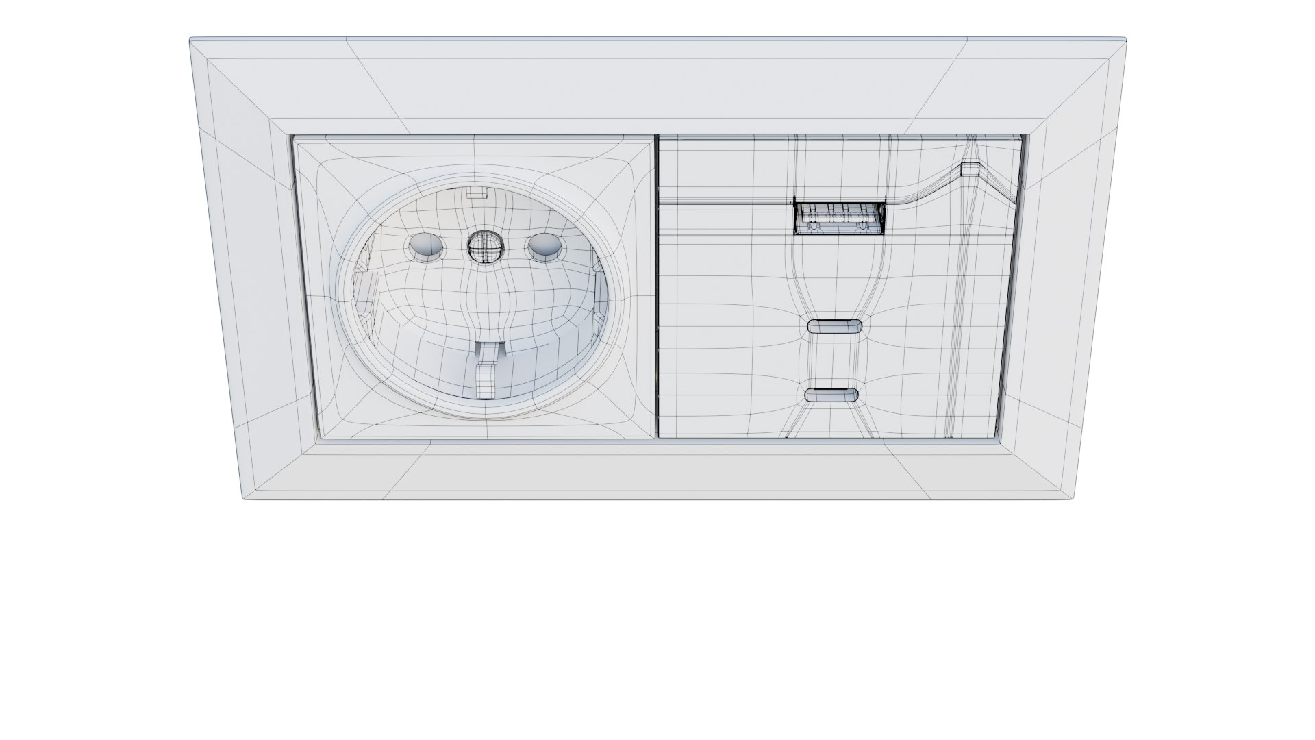 AC And USB Wall Socket 3D Model - TurboSquid 1810640