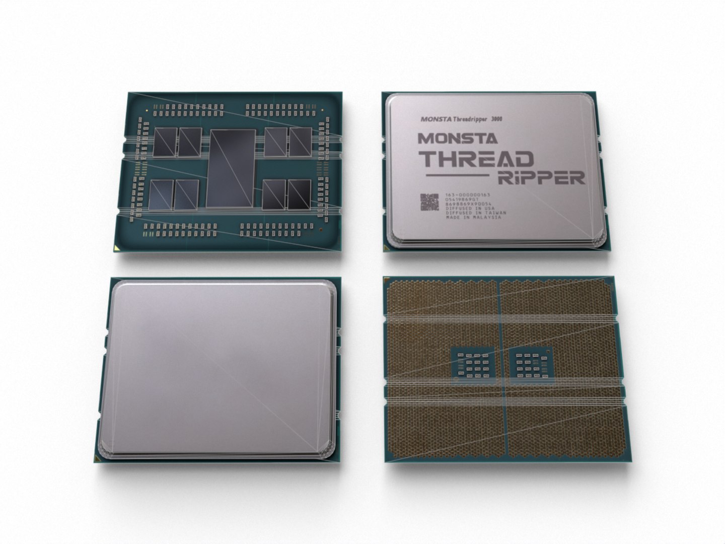 Computer Cpu 3D Model - TurboSquid 1815275