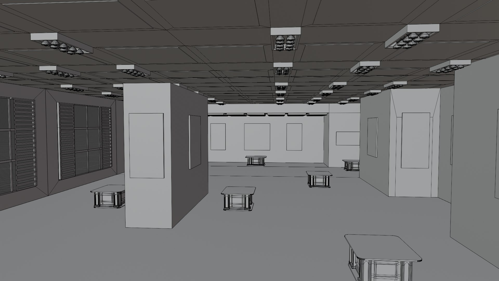 3D EXHIBITION HALL - No Material - TurboSquid 2177253
