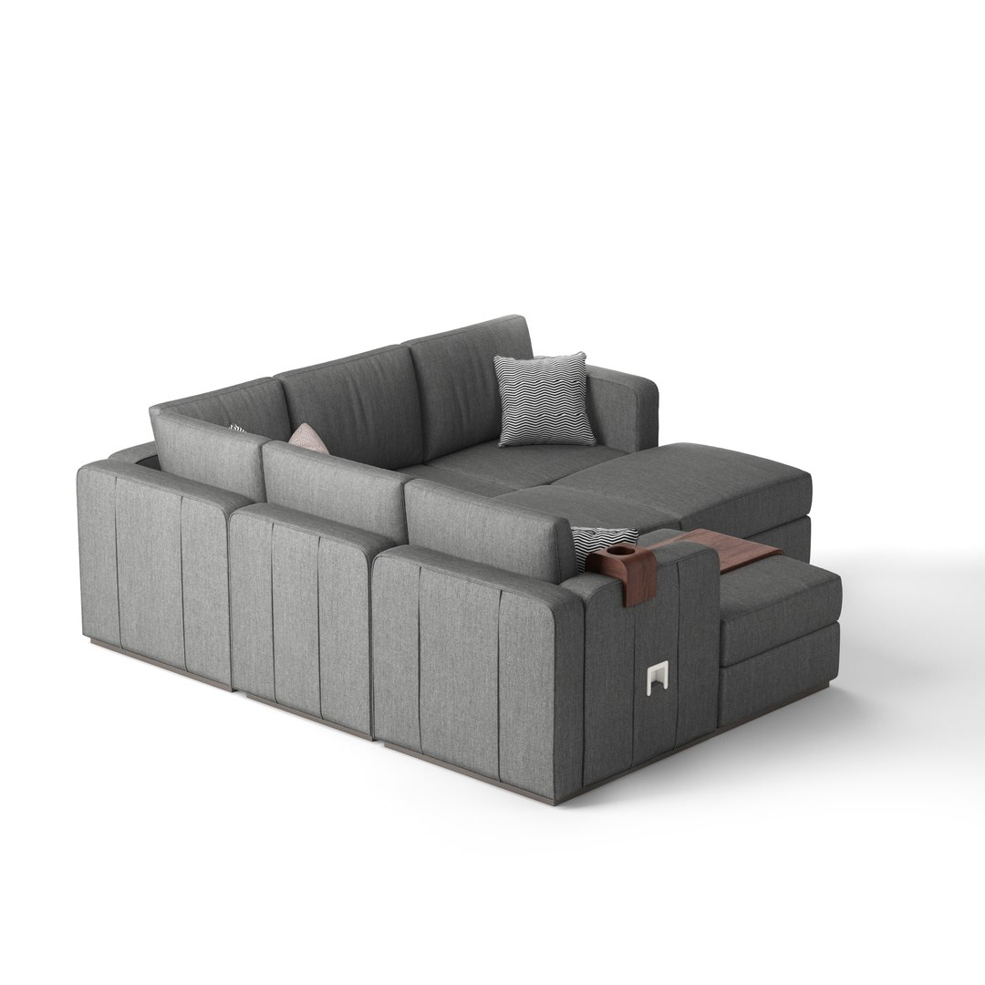 3D Lovesac Sectionals Sofa Model - TurboSquid 1832486