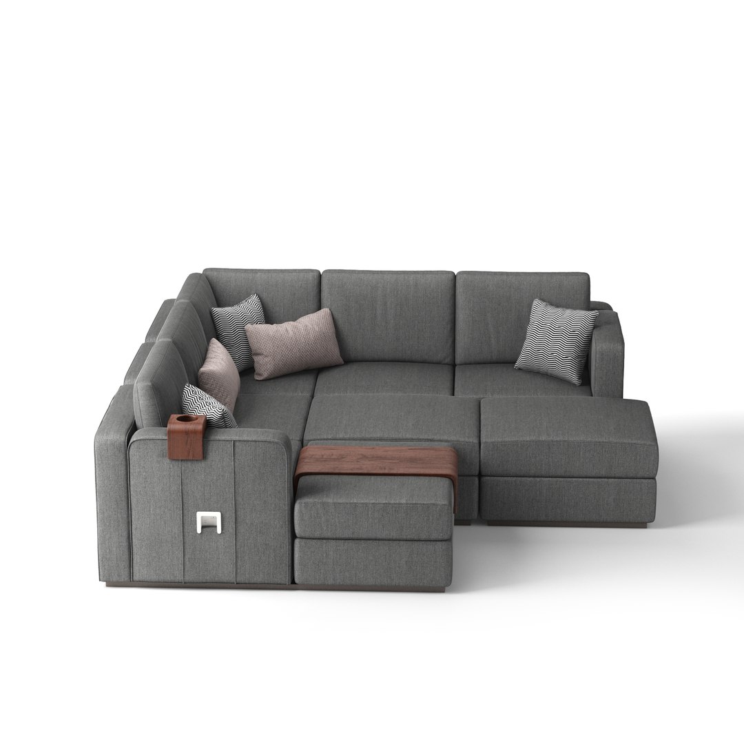 3D Lovesac Sectionals Sofa Model - TurboSquid 1832486