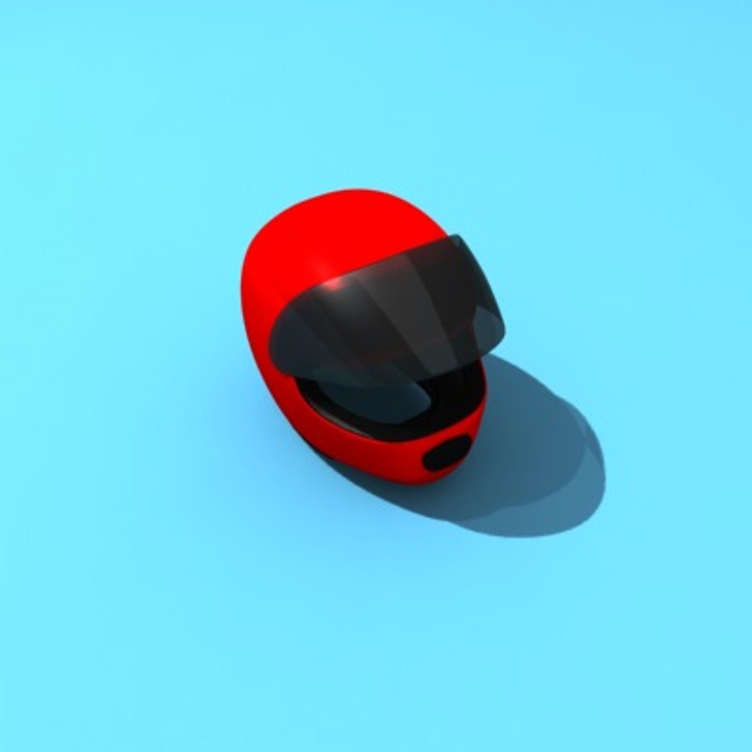 motorcycle helmet 3d model