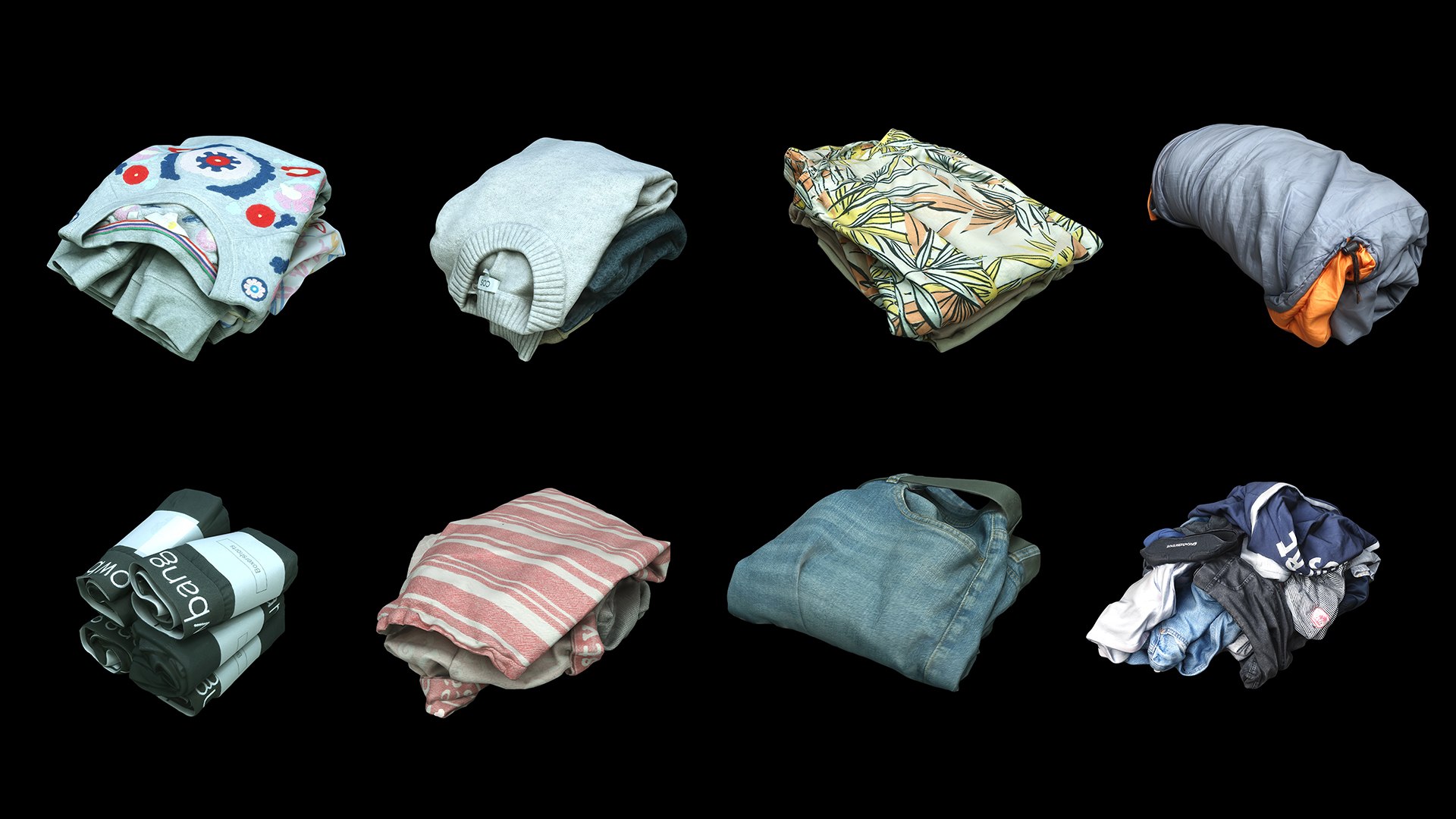3D Clothes Collection 79 Pile Model - TurboSquid 2049509