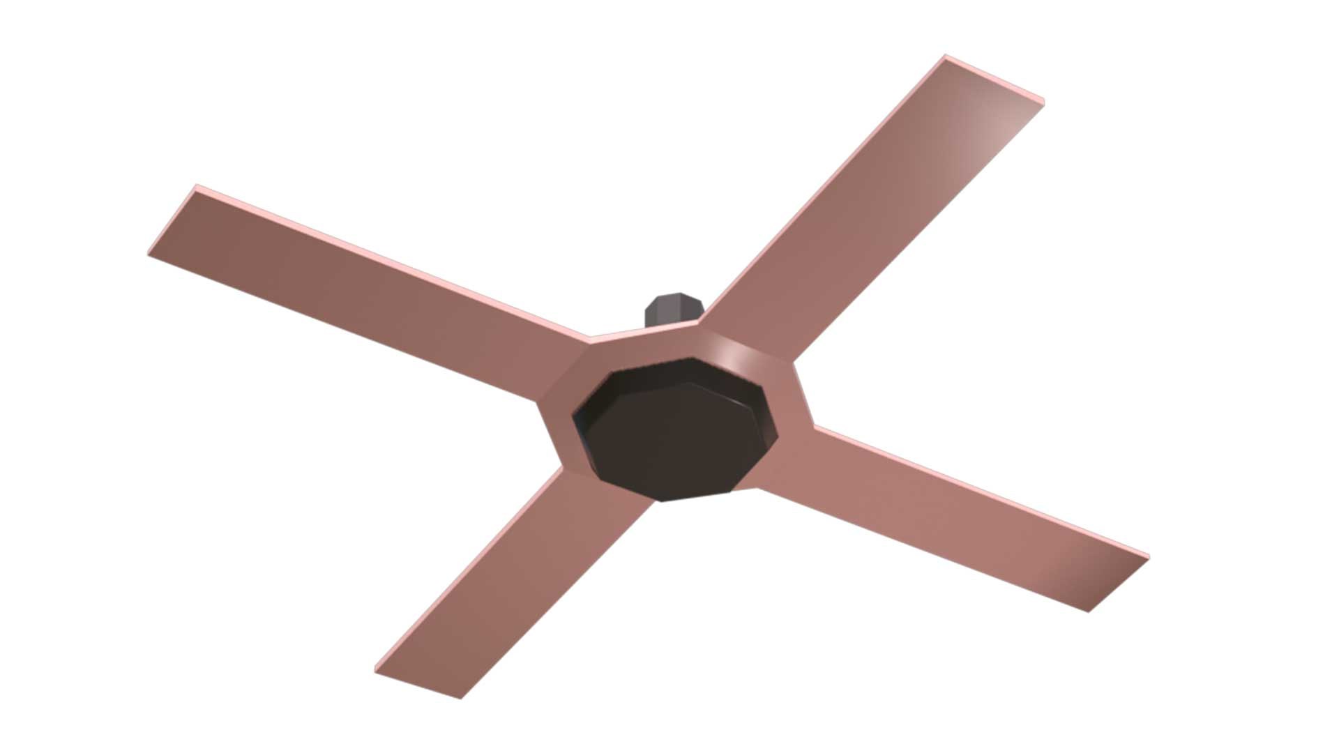 3D Low Poly Ceiling Fan 3D Model - TurboSquid 2288581