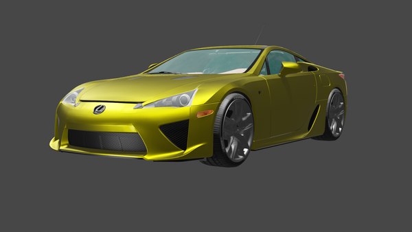 Lexus LFA 3D model - TurboSquid 1786087