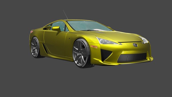 Lexus LFA 3D model - TurboSquid 1786087
