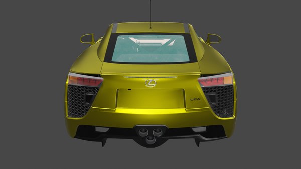Lexus LFA 3D model - TurboSquid 1786087