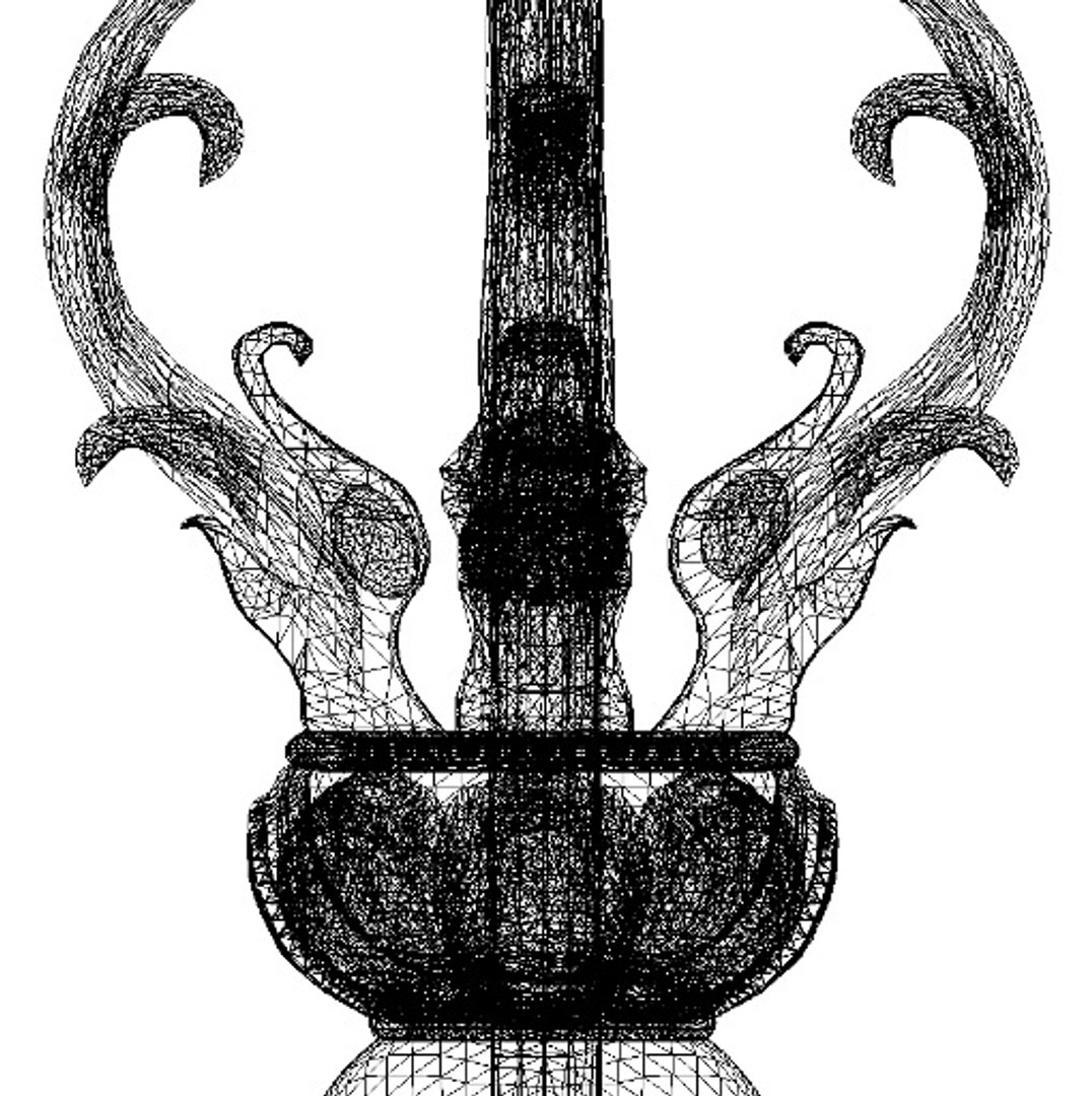 Tibetan Dorje 3d Obj