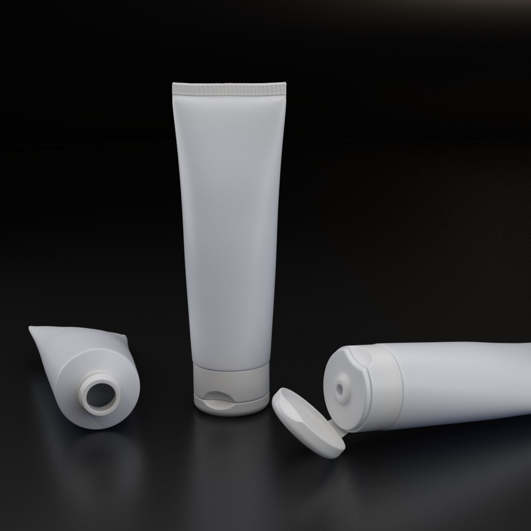 3D Cosmetic Tube 120ml - TurboSquid 1948556