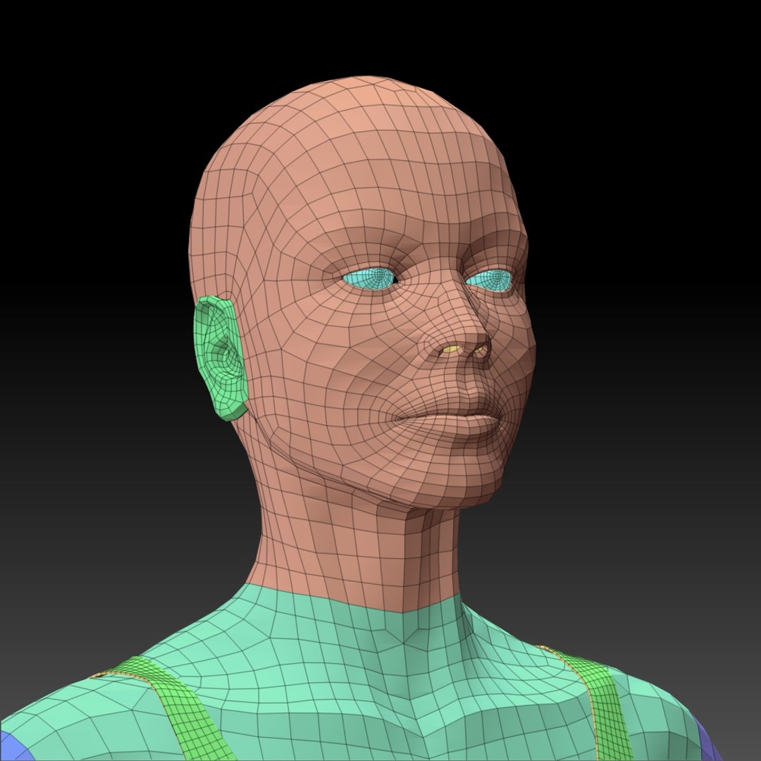 Female body 3D model - TurboSquid 1474690