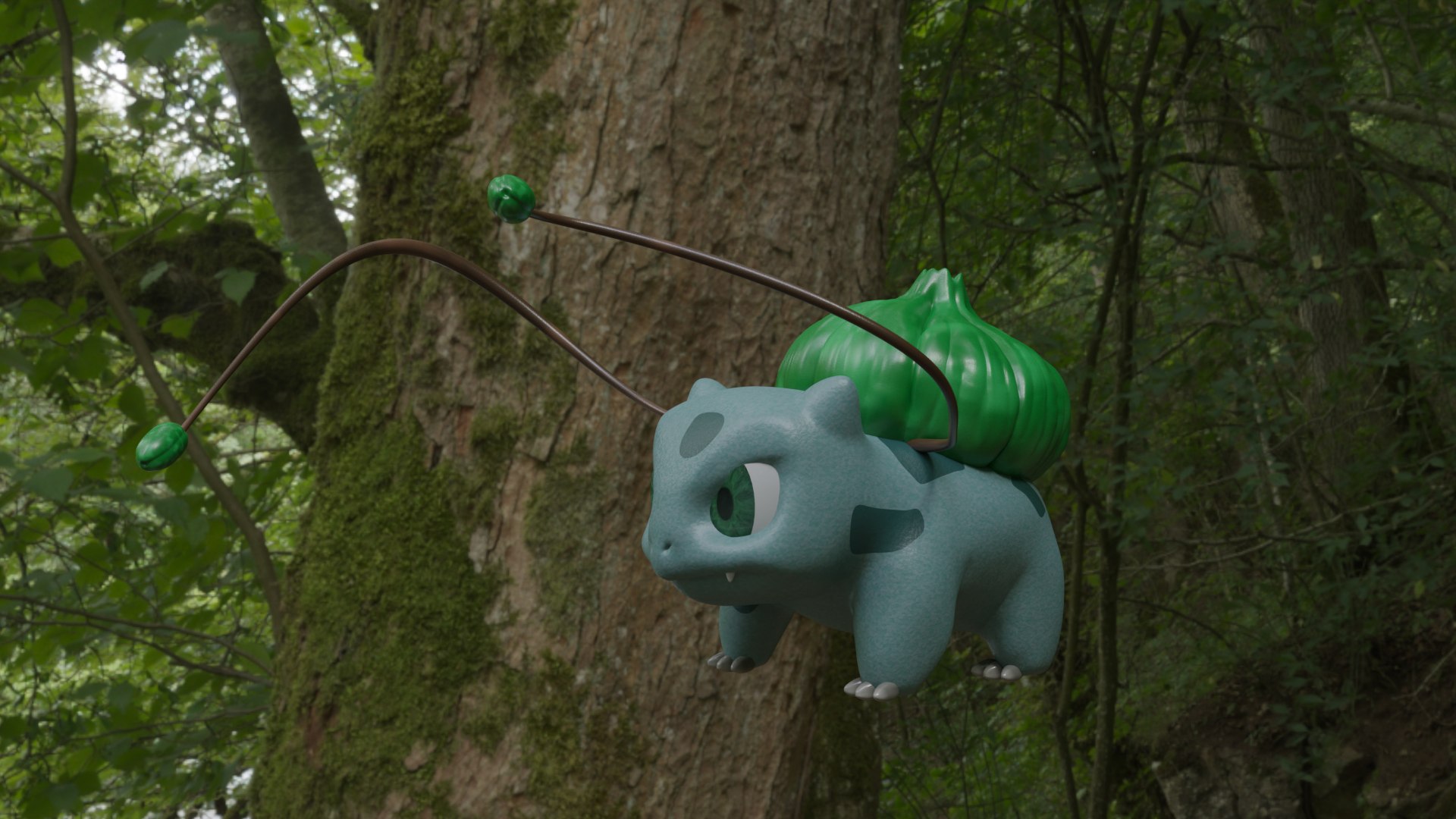 3D Bulbasaur And Pokeballs - TurboSquid 1723126