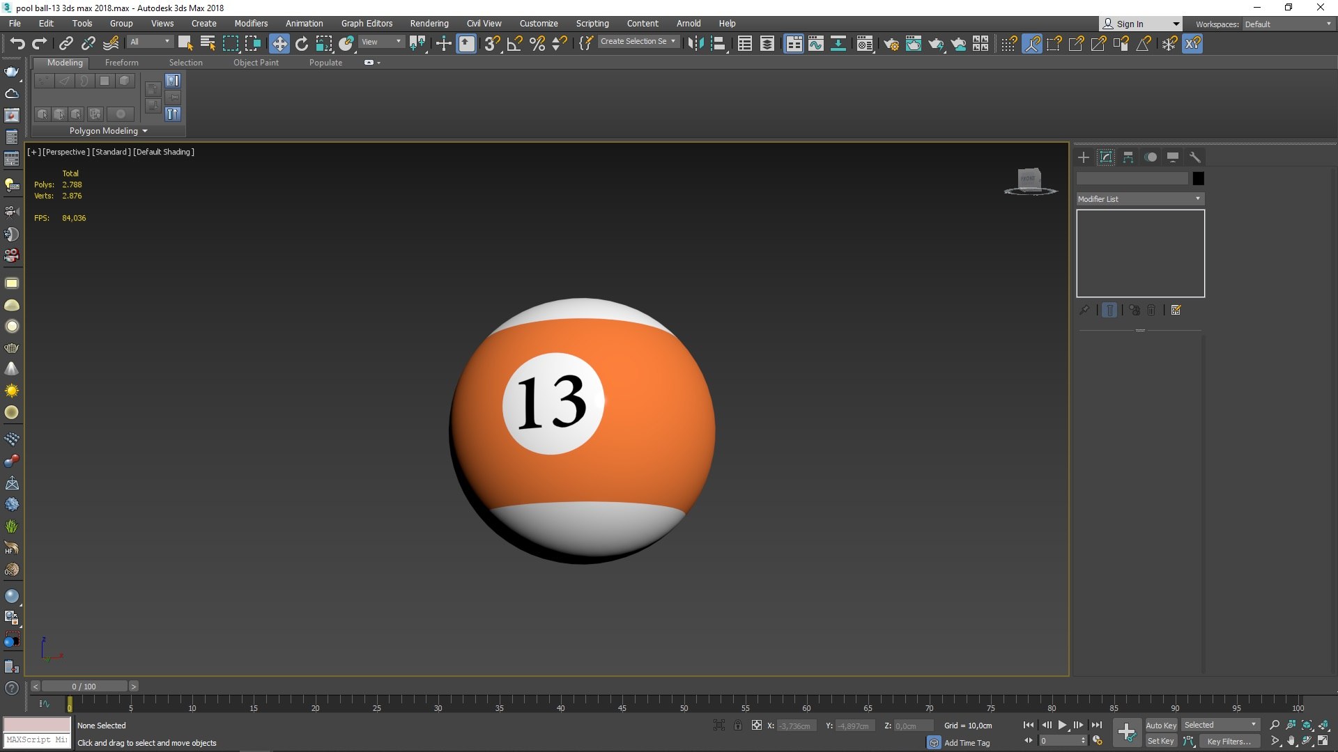 Billiard Pool Ball-13 American Model 3D - TurboSquid 1932597