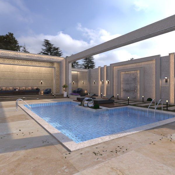 modelo 3d Swimming pool - TurboSquid 1997728