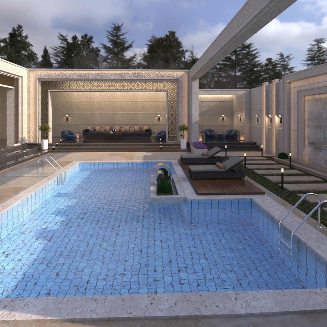 Swimming Pool Model - TurboSquid 1997728