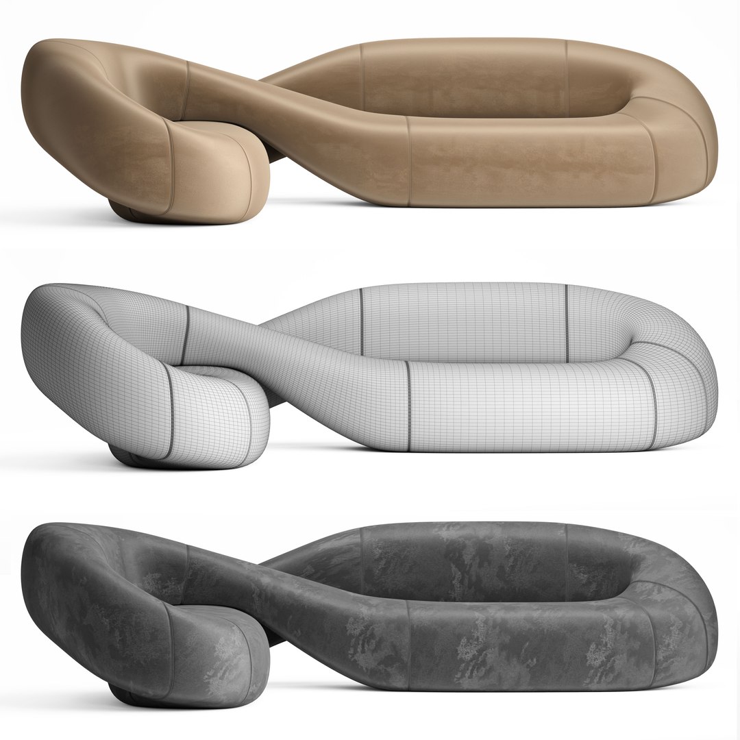 3D Natuzzi Infinito Sofa - TurboSquid 1794299